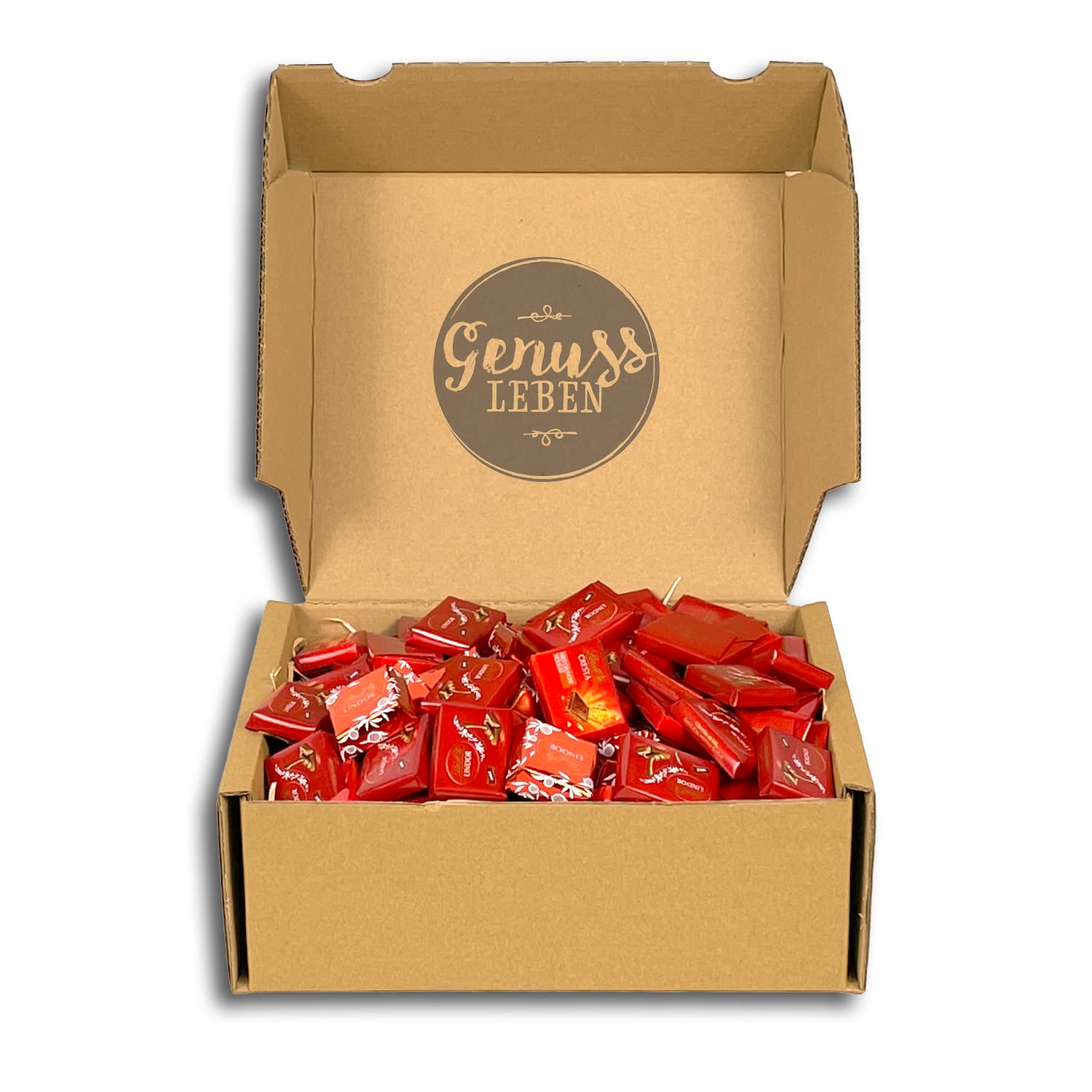 Gourmet Box with 1000g Lindt Lindor Naps & Cresta - Perfect Storage ...
