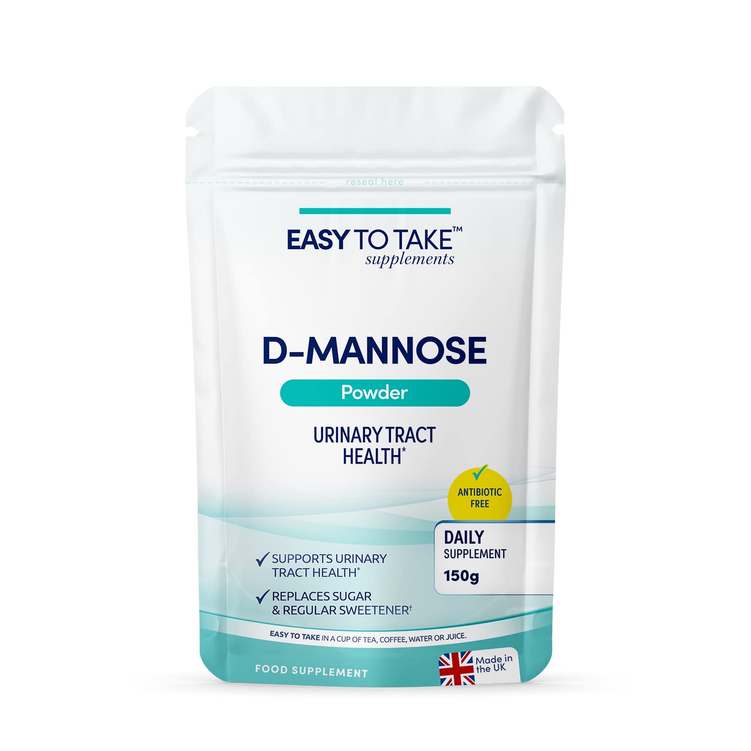 EASY TO TAKE D-Mannose Powder (150 Grams) | High-Strength UTI Support ...