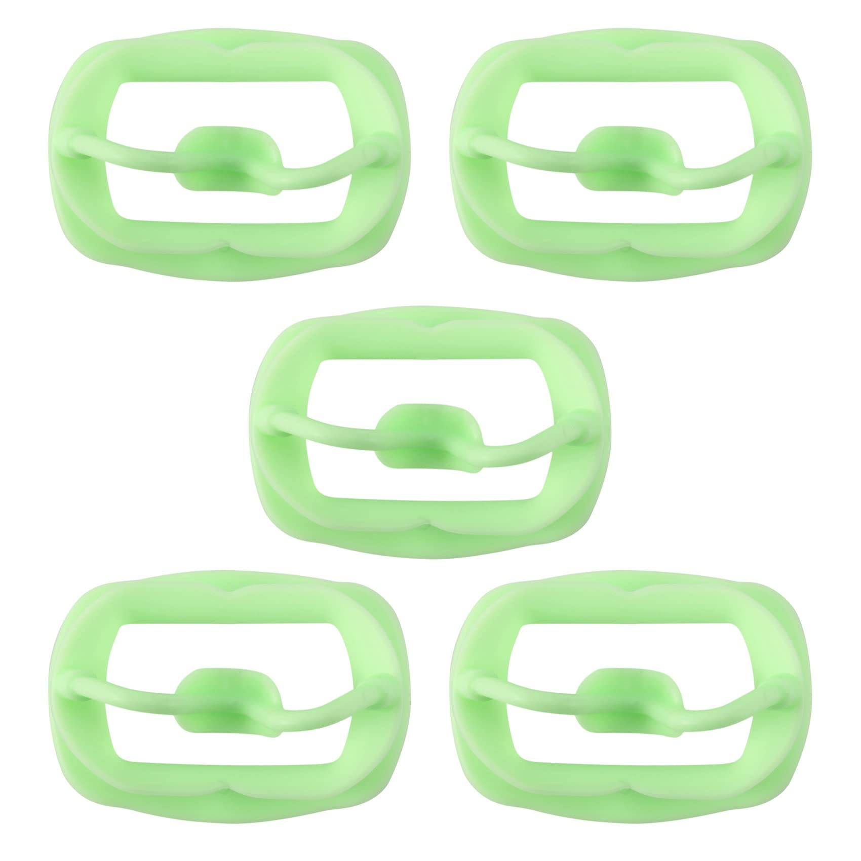 Mengmen Green 5-Piece Dental Retractor Set - Soft Silicone Intraoral ...