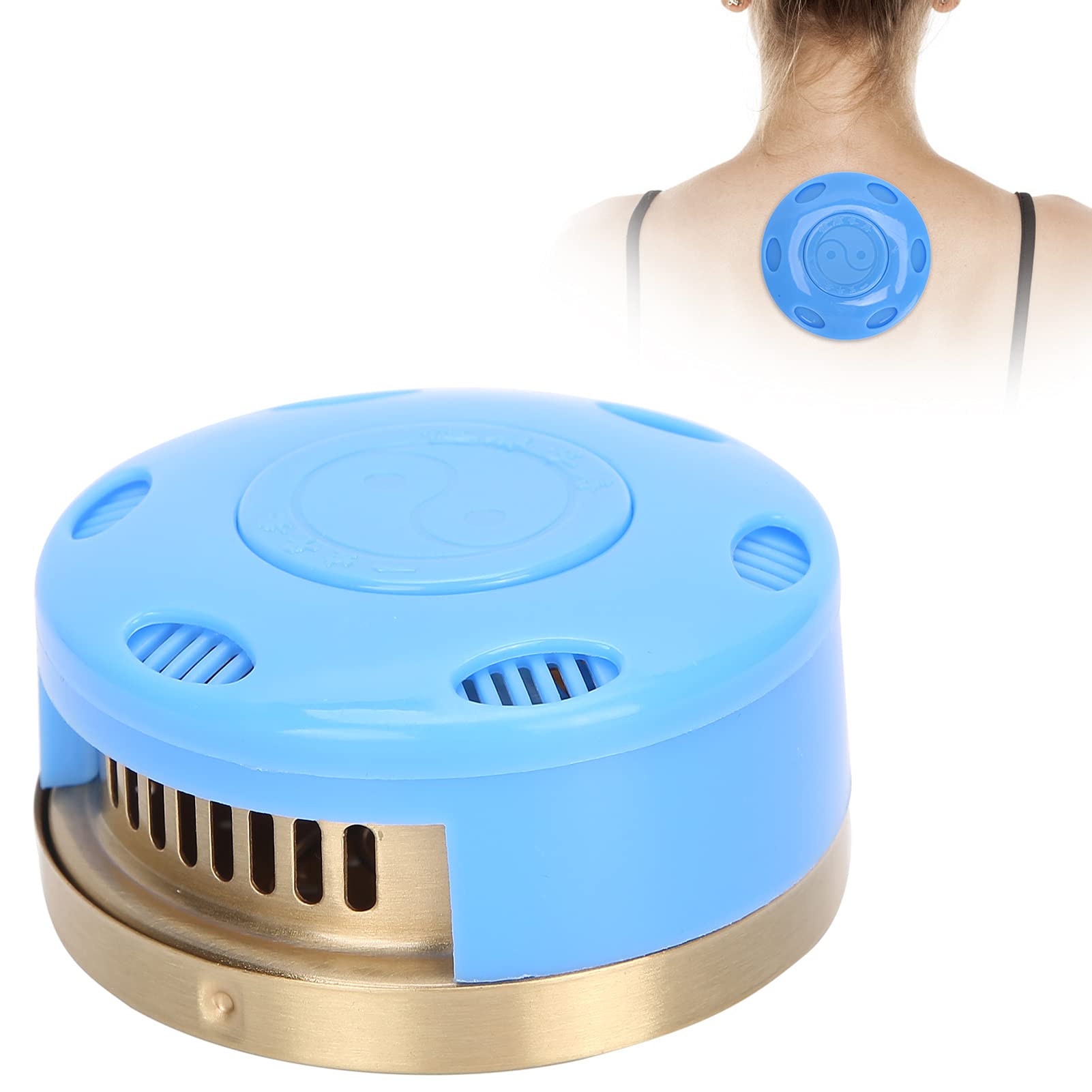 Buy Copper Moxa Box for Moxibustion Therapy - Wormwood Mugwort Moxa ...