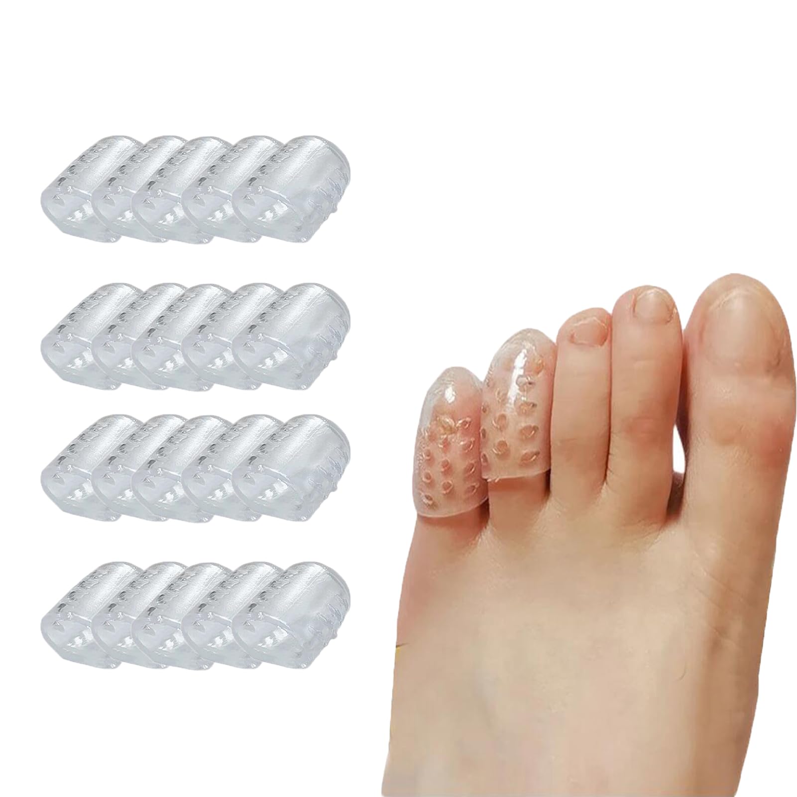 Silicone Toe Protector for Men and Women - Breathable Anti-Friction Toe ...