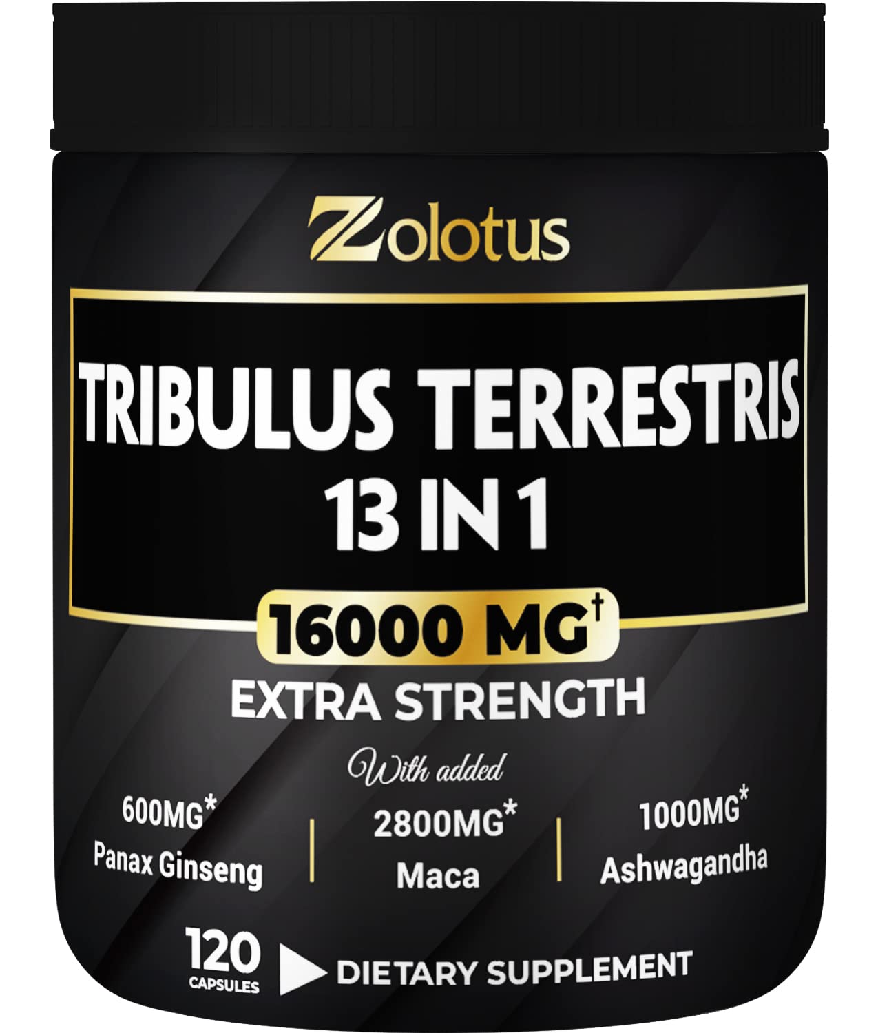 Tribulus Terrestris 13-in-1 Supplement 16000mg with Maca, Horny Goat ...
