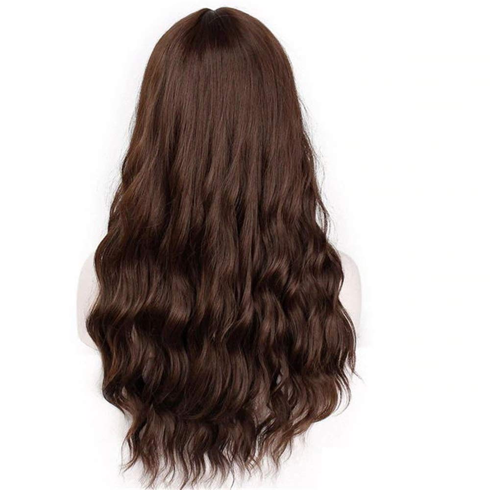 26-Inch Liu Haibo Heat-Resistant Synthetic Wig - Long Mixed Brown Women's Wig - International ...