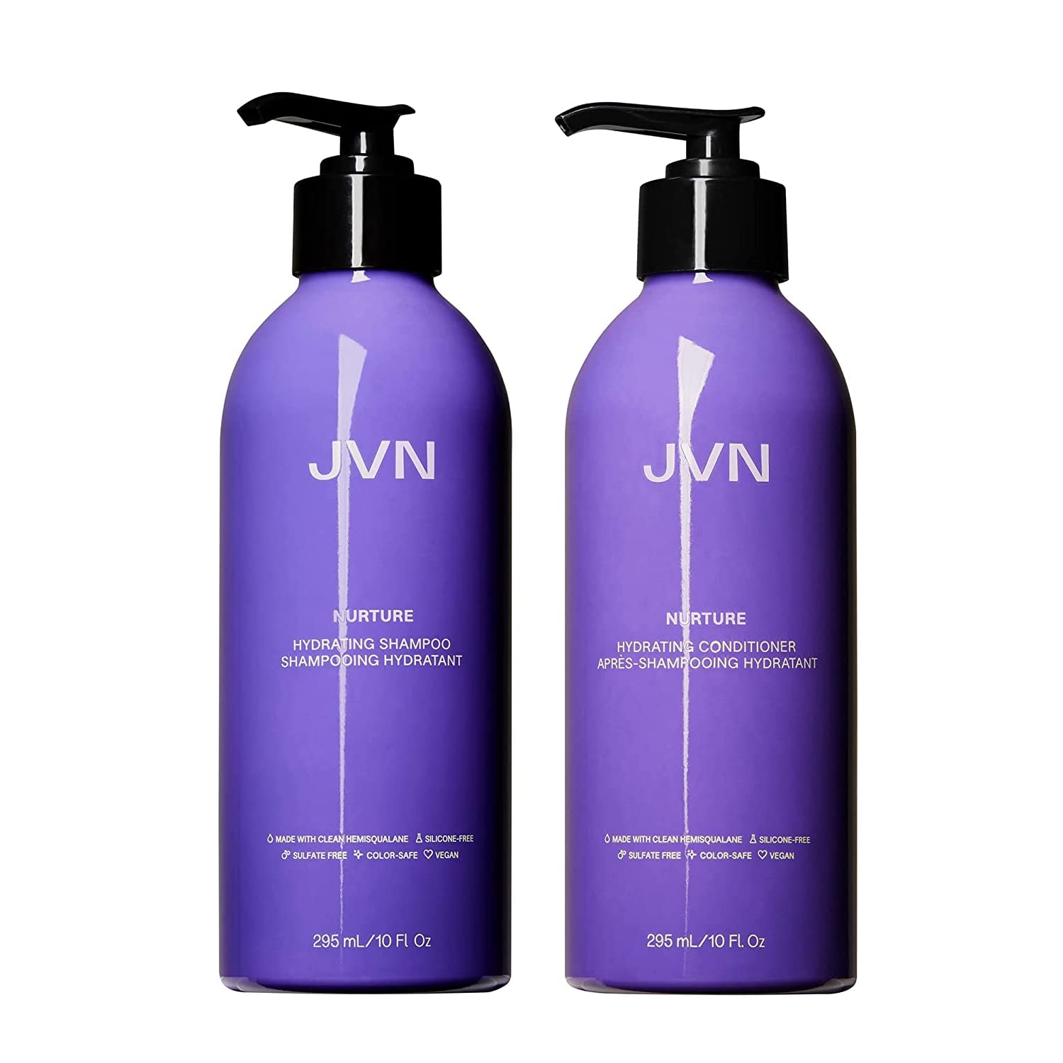 JVN Nurture Hydrating Shampoo & Conditioner - For All Hair Types ...