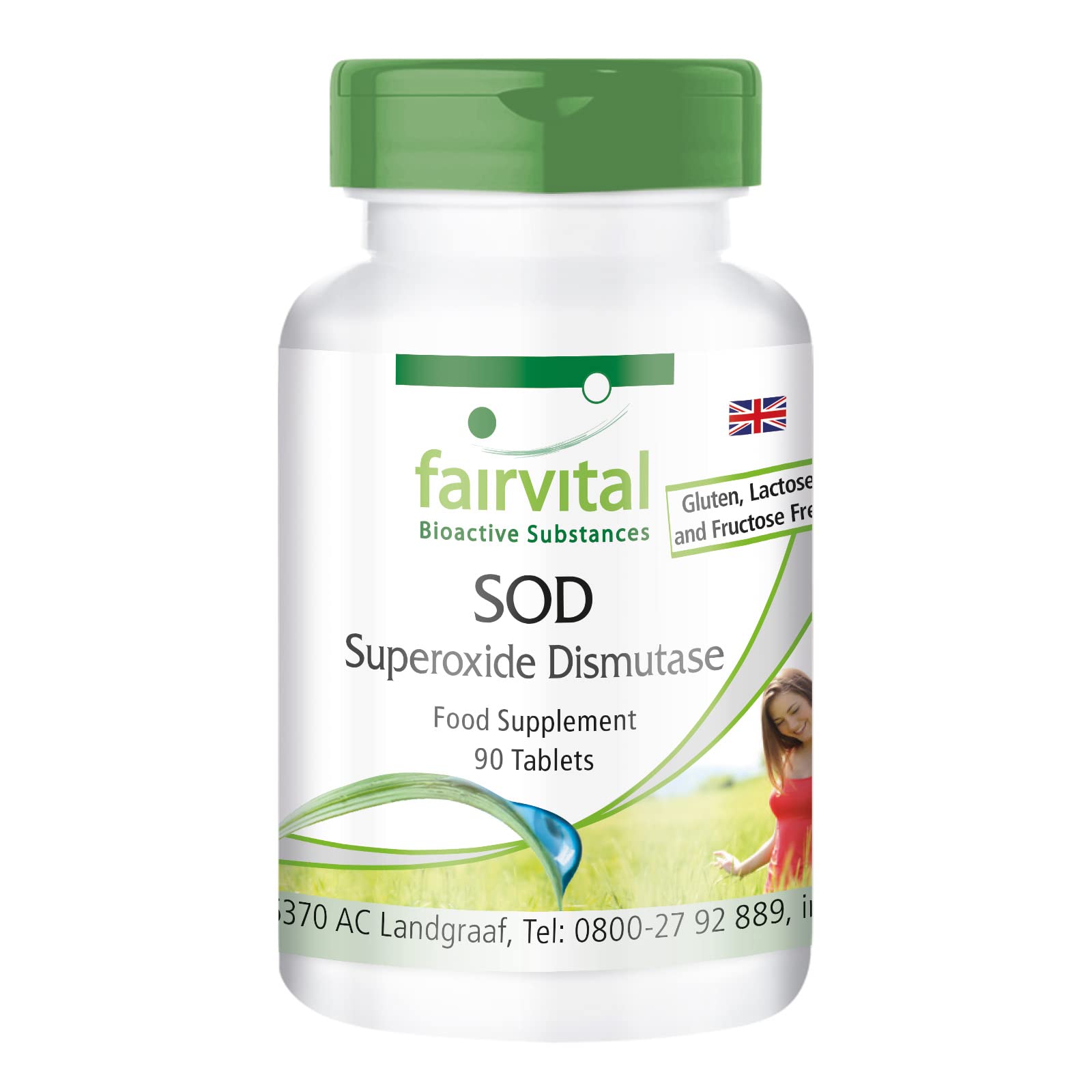 Fairvital | SOD - Superoxide dismutase - HIGH Dosage - 90 Tablets ...