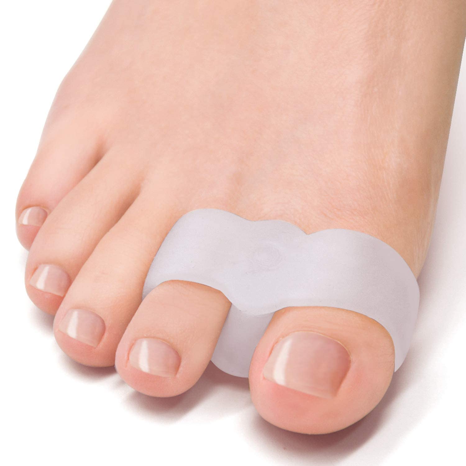 Welnove Pack of 12 Bunion Corrector Toe Separators with 2 Loops Big Toe ...