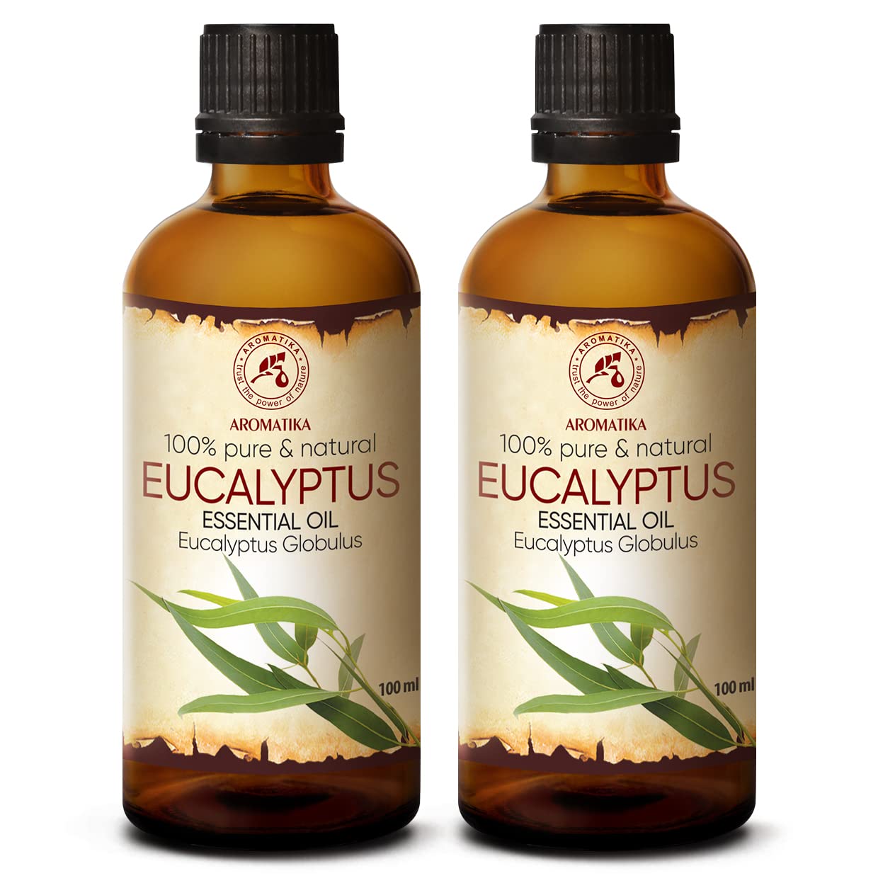 Essential Oil Eucalyptus 200ml | 2x100ml Pure Eucalyptus Globulus ...