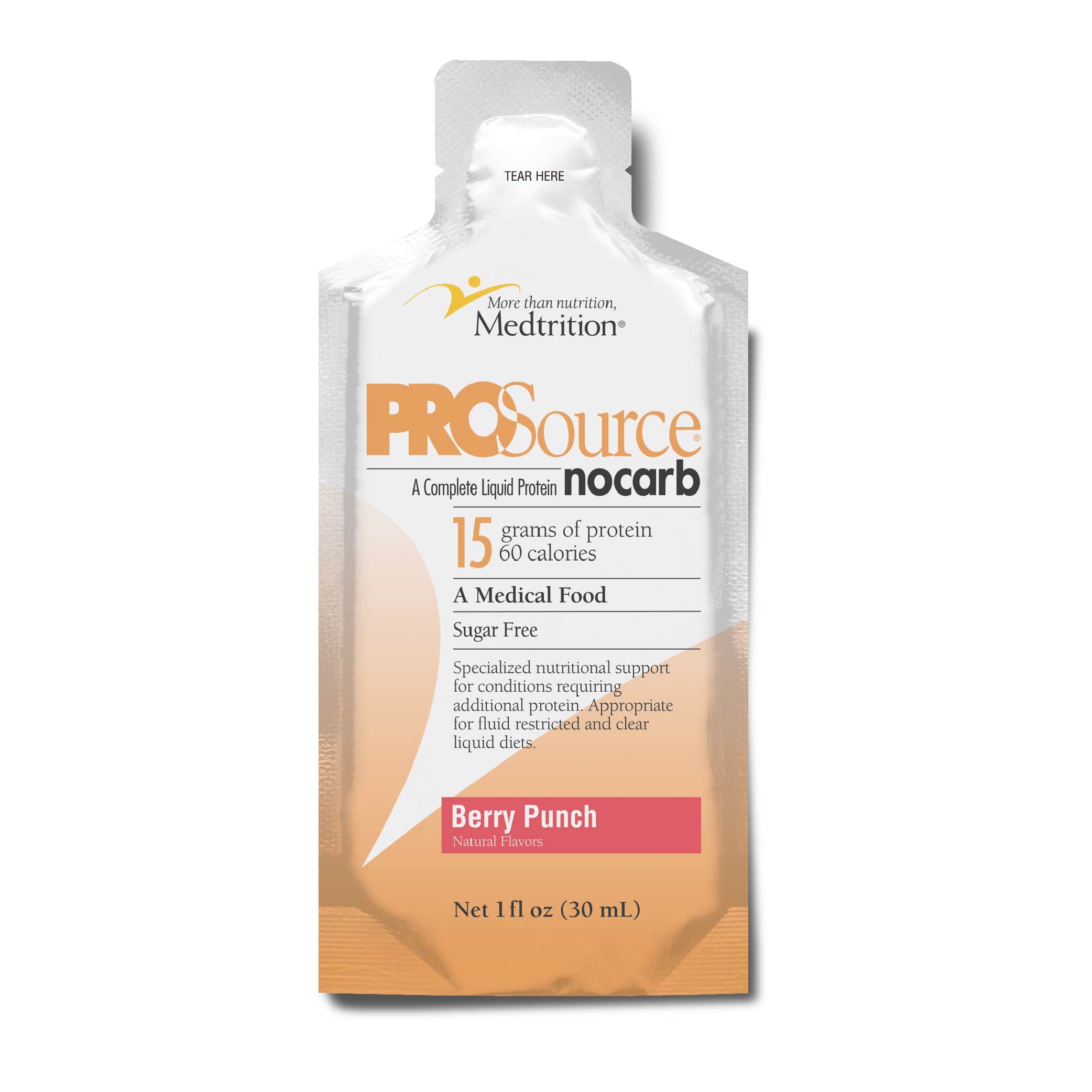 Medtrition ProSource NoCarb Berry Punch Liquid Packets