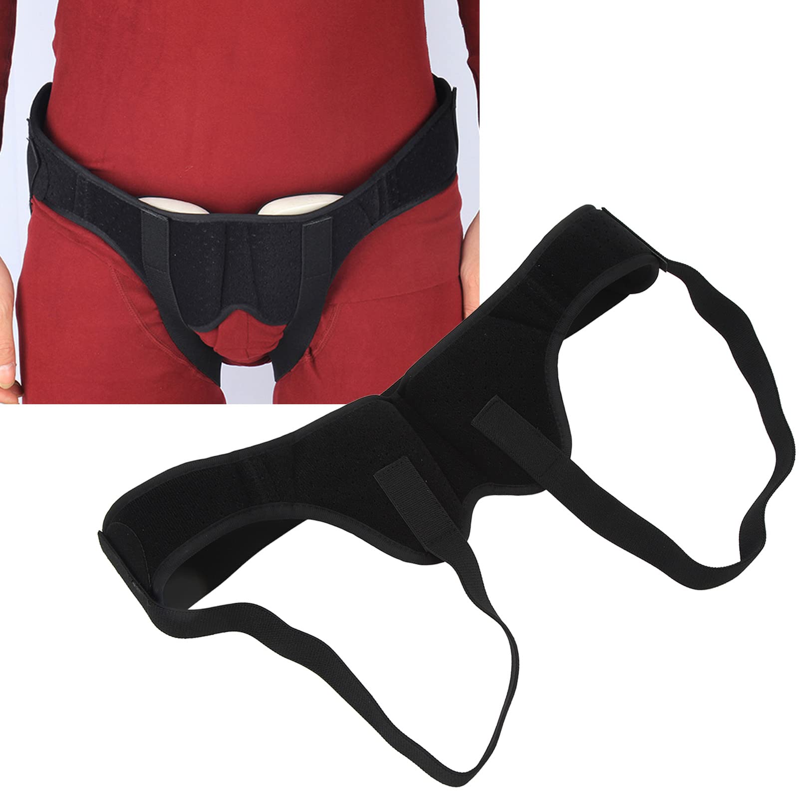Fybida Inguinal Hernia Support Brace - Adjustable Double Compression ...