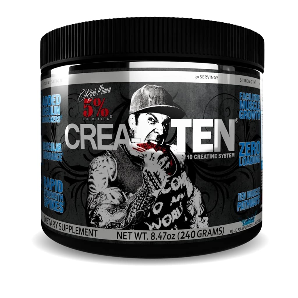 Buy Rich Piana 5% Nutrition Crea-TEN 240g - Lemon Lime | International Shipping Available | Buy ...