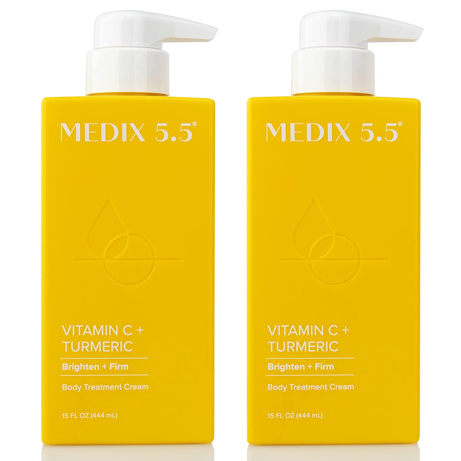 Medix 5.5 Vitamin C + Turmeric Firming Brightening Cream 15 fl oz (Pack of 2)