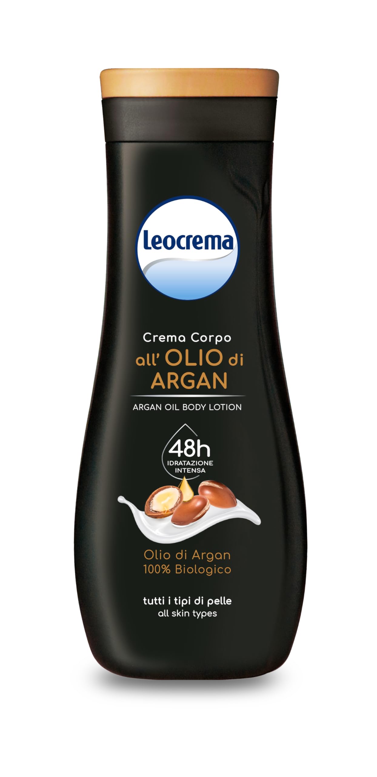 Leocrema Liquid Cream with Argan Oil - 400 ml | Hydrating & Nourishing ...