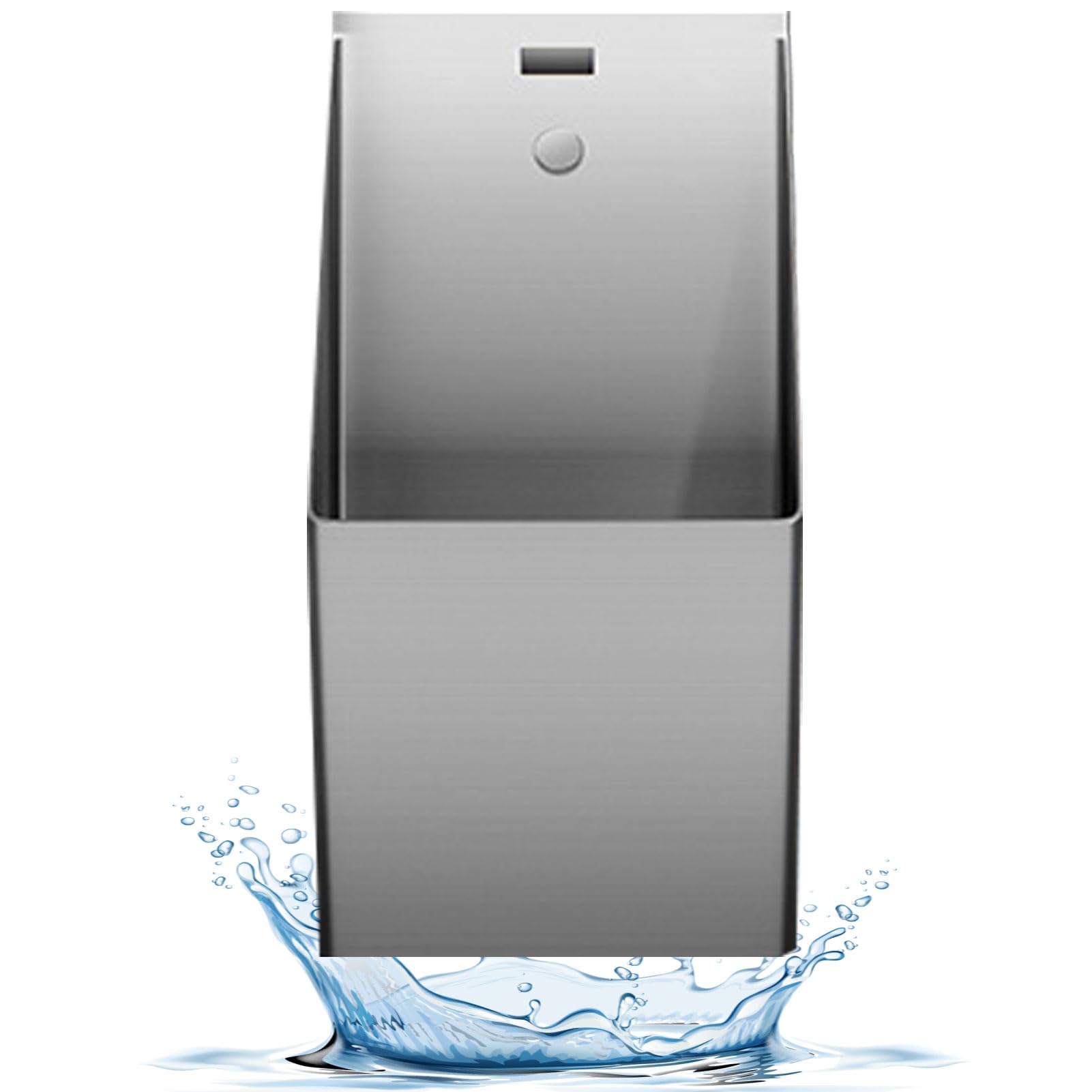 Men's Commercial Flushing Urinal 304 Stainless Steel Urinal Stainless ...