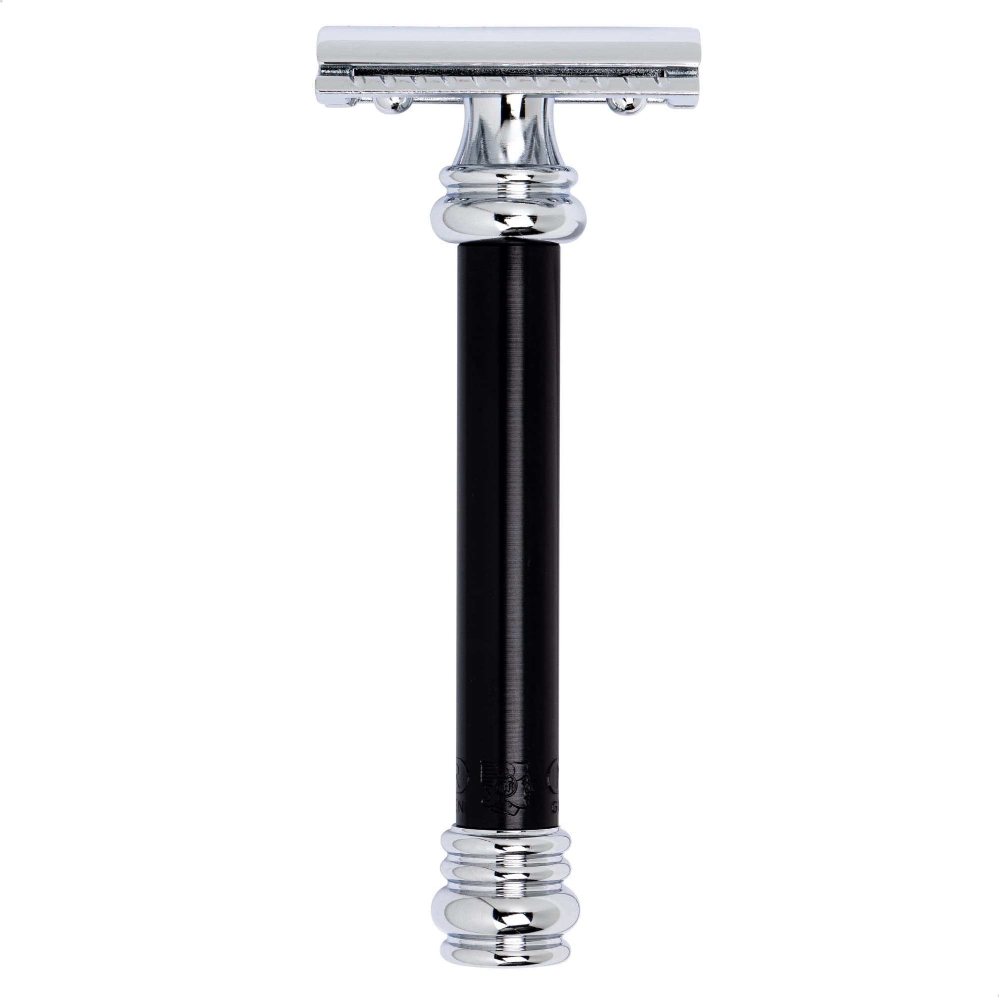 Mercury Razor Hobel Barber Pole Gloss Chrome 38B - Two-Part Closed Comb ...