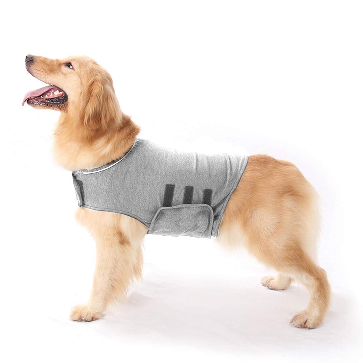 Gojiny Dog Anxiety Jacket | Calming Coat for Stress Relief | Light Grey ...