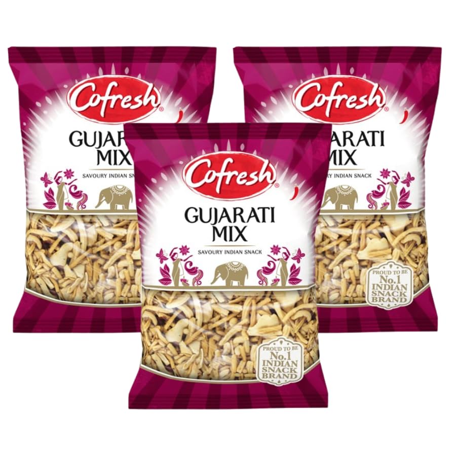 Cofresh Gujarati Mix 325g - 3 Pack | Delicious Blend of Savoury Noodles ...