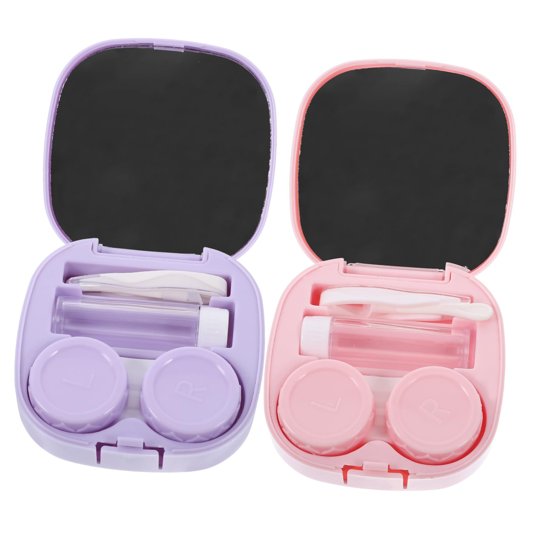Healeved Contact Lens Container Travel Case | Durable Lens Storage Box ...