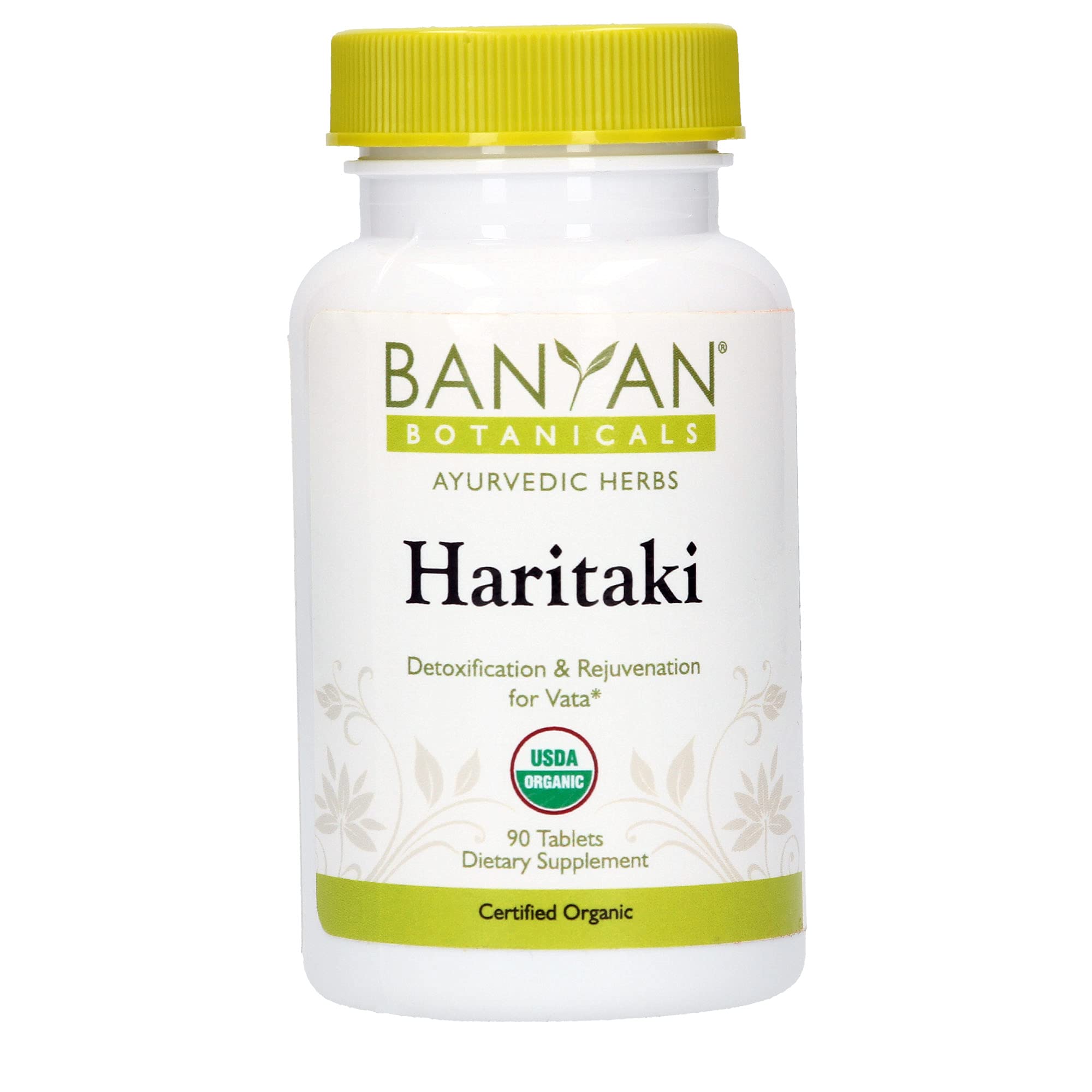 Organic Haritaki Tablets | Detox & Rejuvenate* | 90 Ct | Fair Trade
