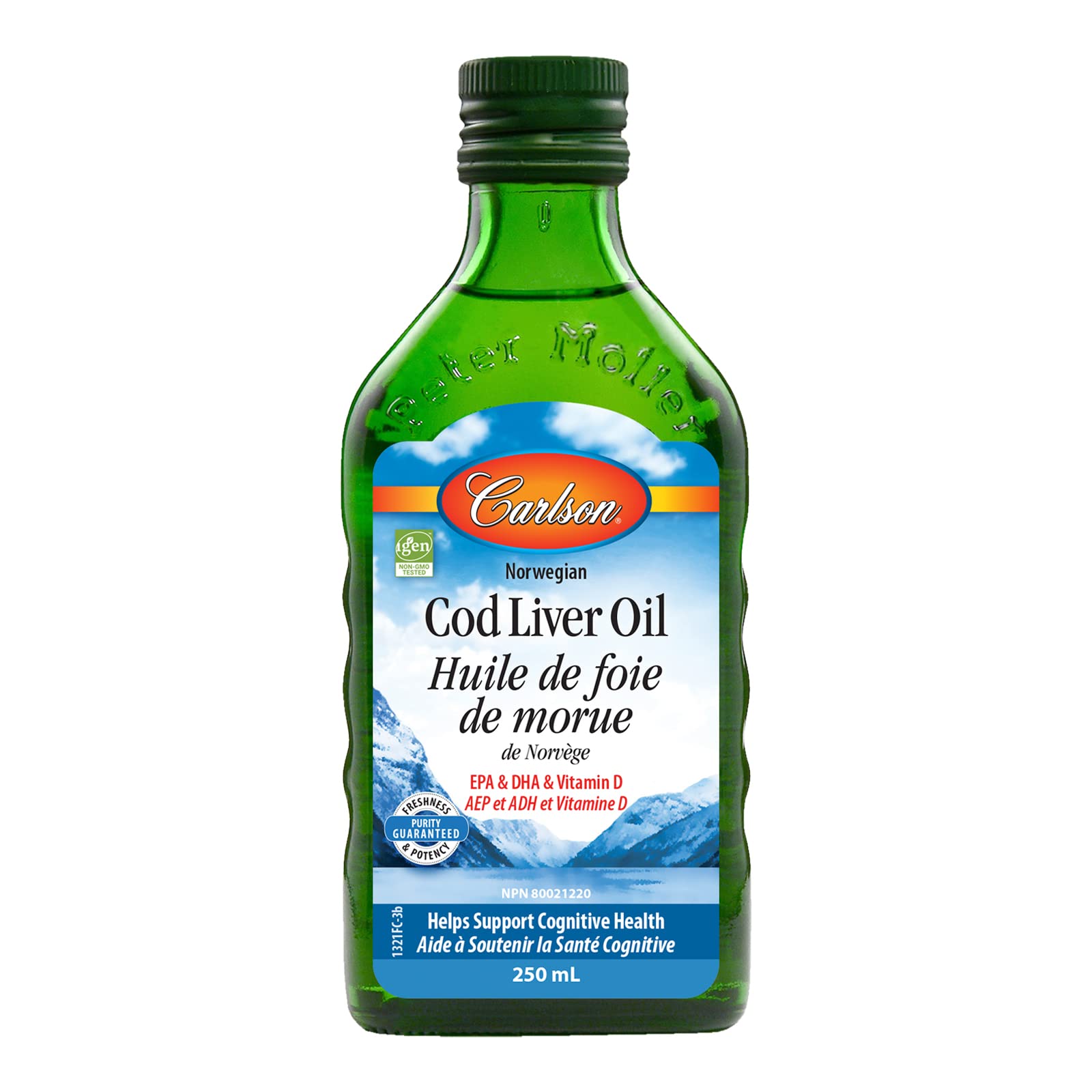 Carlson - Cod Liver Oil 1100 mg Omega-3s + A & D3 Wild-Caught Norwegian ...
