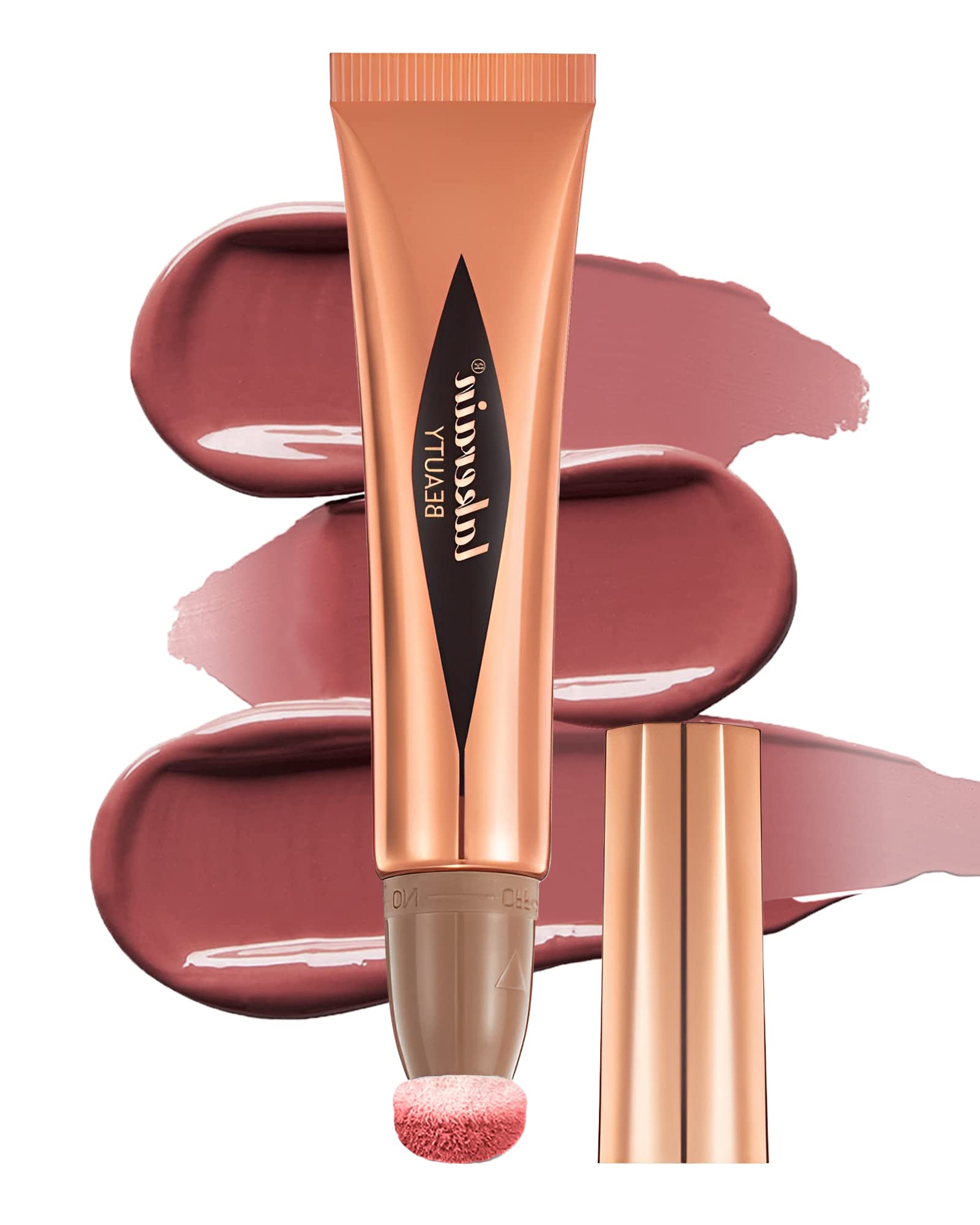 Blush Beauty Wand - Liquid Cream Matte Face Blush Stick with Cushion ...