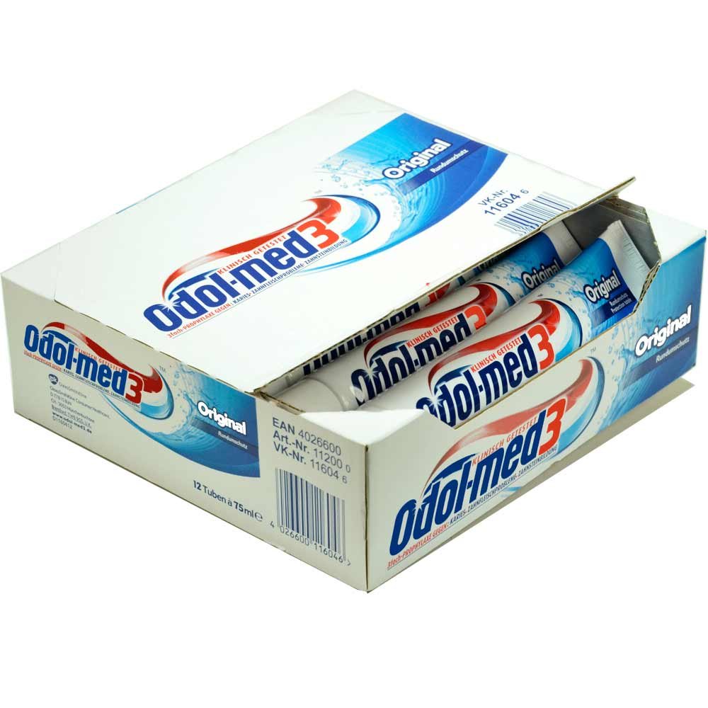 Odol-med3 11604 Original Toothpaste - 12 x 75 ml | International ...