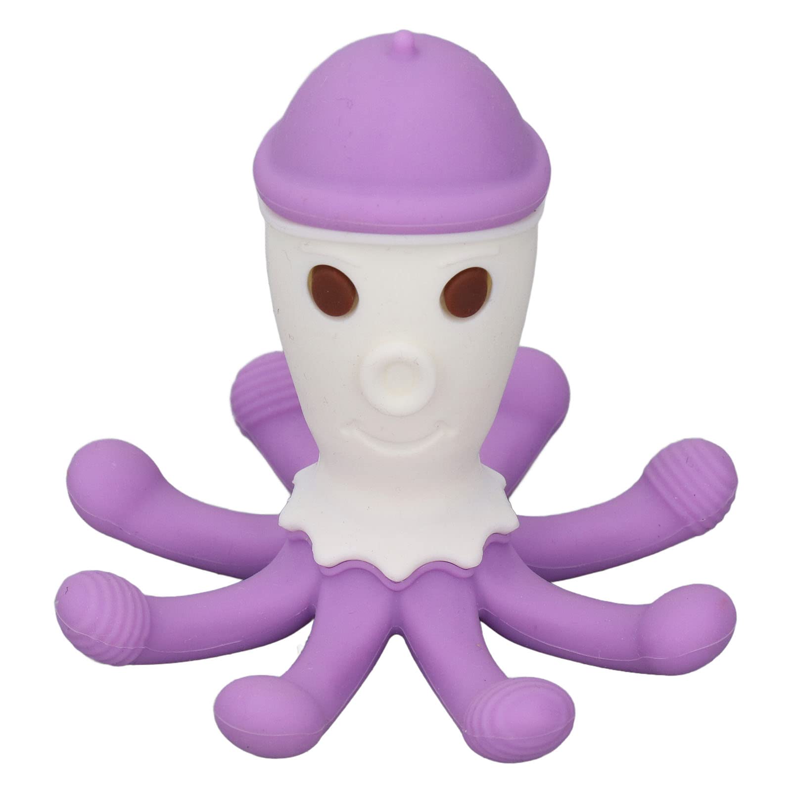Octopus Silicone Baby Teething Toy | Soft Cartoon Teether Ring ...