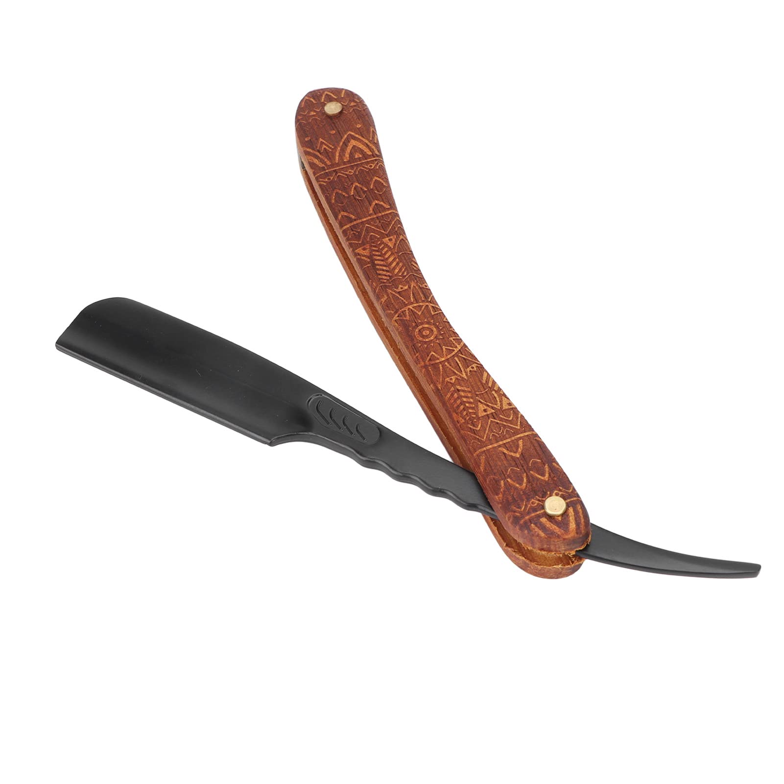 Premium Vintage Straight Edge Razor - Single Sided Blade with Rosewood ...