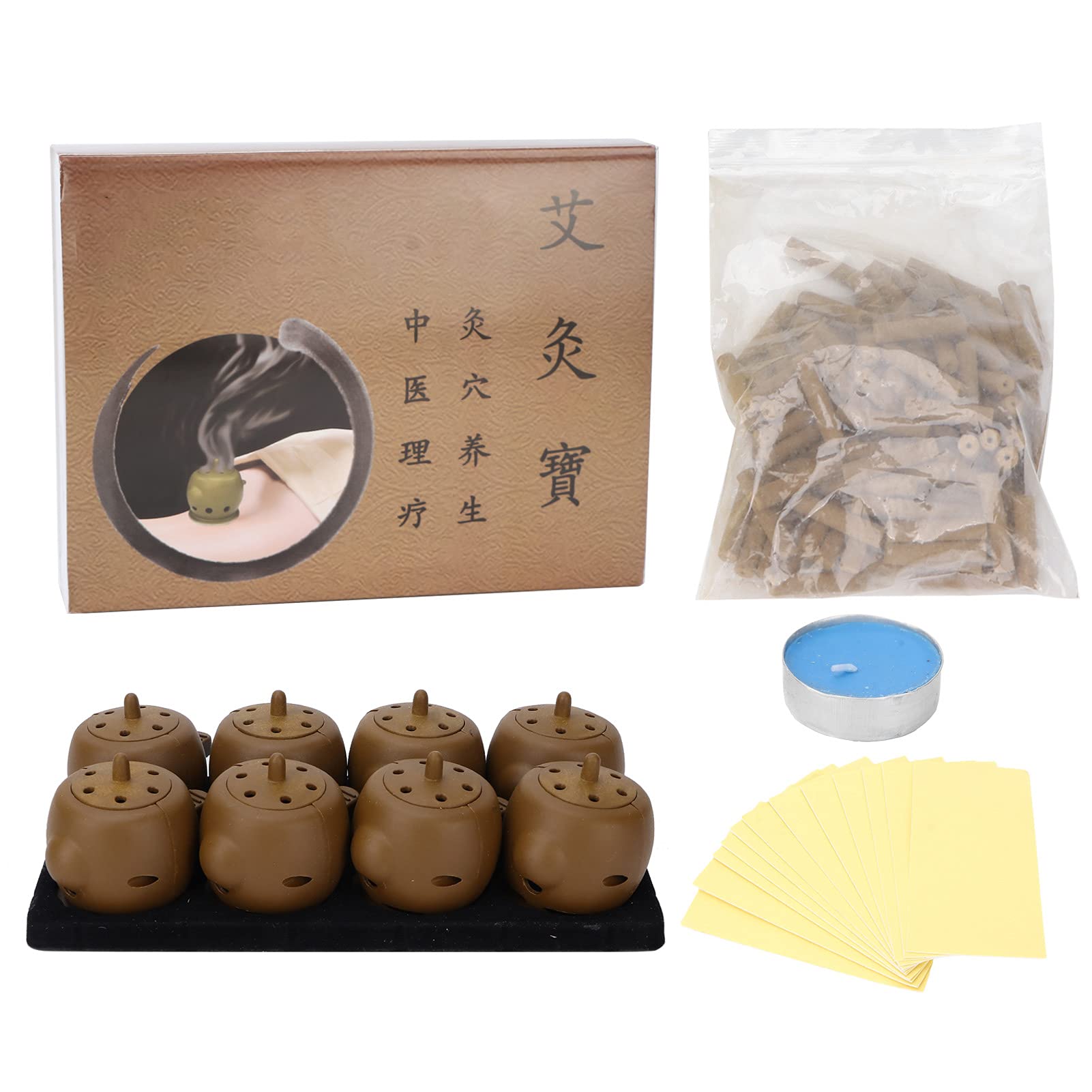 Moxa Box Set - Portable Moxibustion Heat Therapy for Pain Relief ...