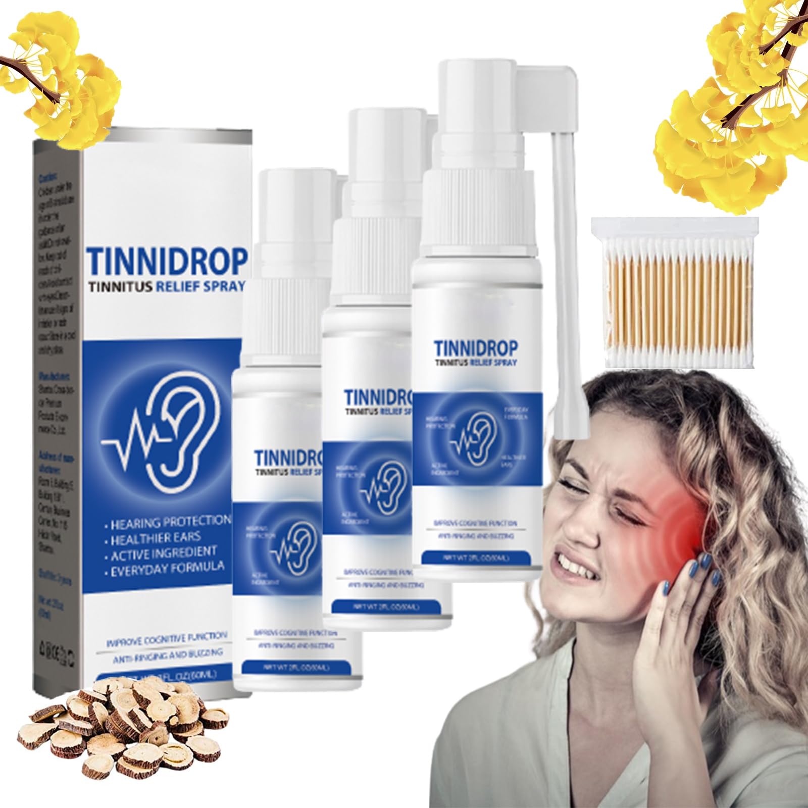 Rjdj Luhaka Tinnidrop Tinnitus Relief Spray And Ear Drops Ear Wax