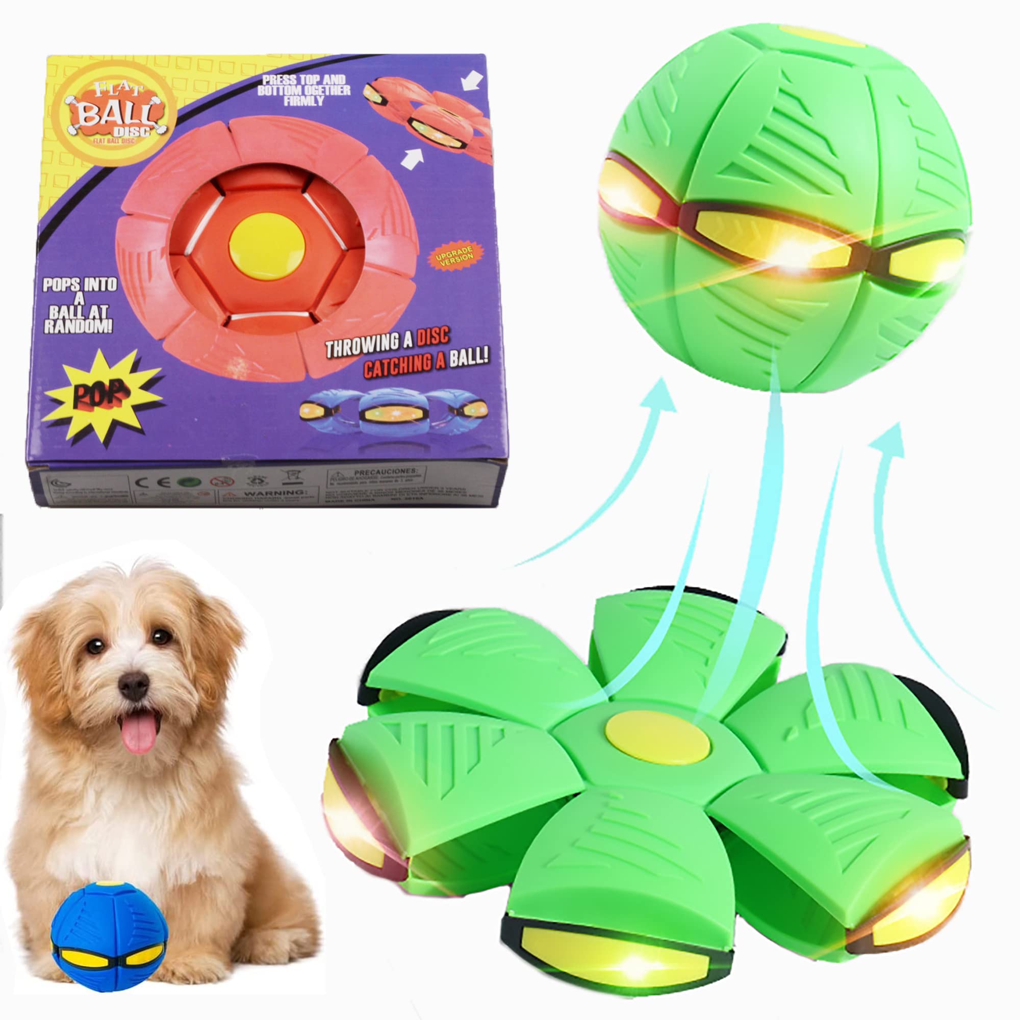 BOPELMALLS 2023 New Pet Toy Flying Saucer Ball Flying Saucer Ball Dog ... BOPELMALLS 2023 New Pet Toy Flying Saucer Ball Flying Saucer Ball Dog ...