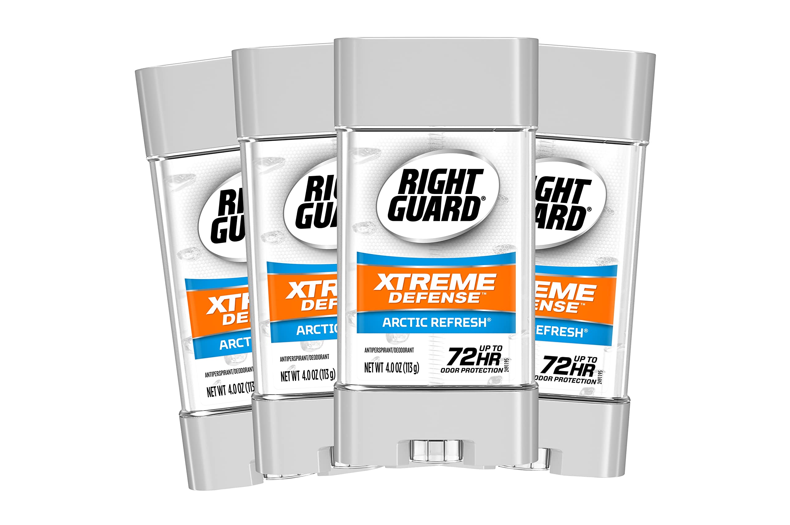 Right Guard Xtreme Defense Antiperspirant Deodorant Gel Arctic Refresh ...