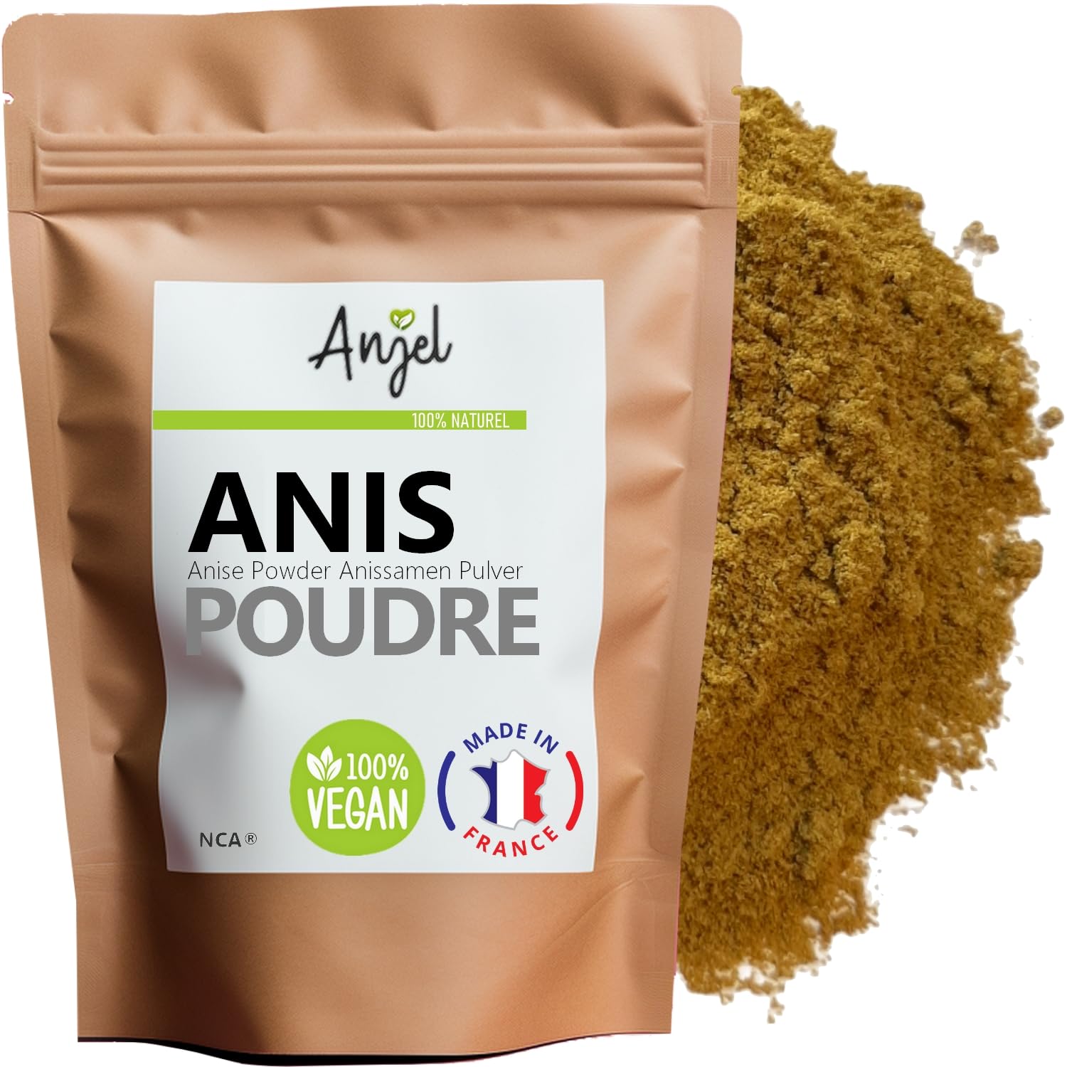 Organic Green Anise Powder Organic Green Anise Seeds Ground 100% ...