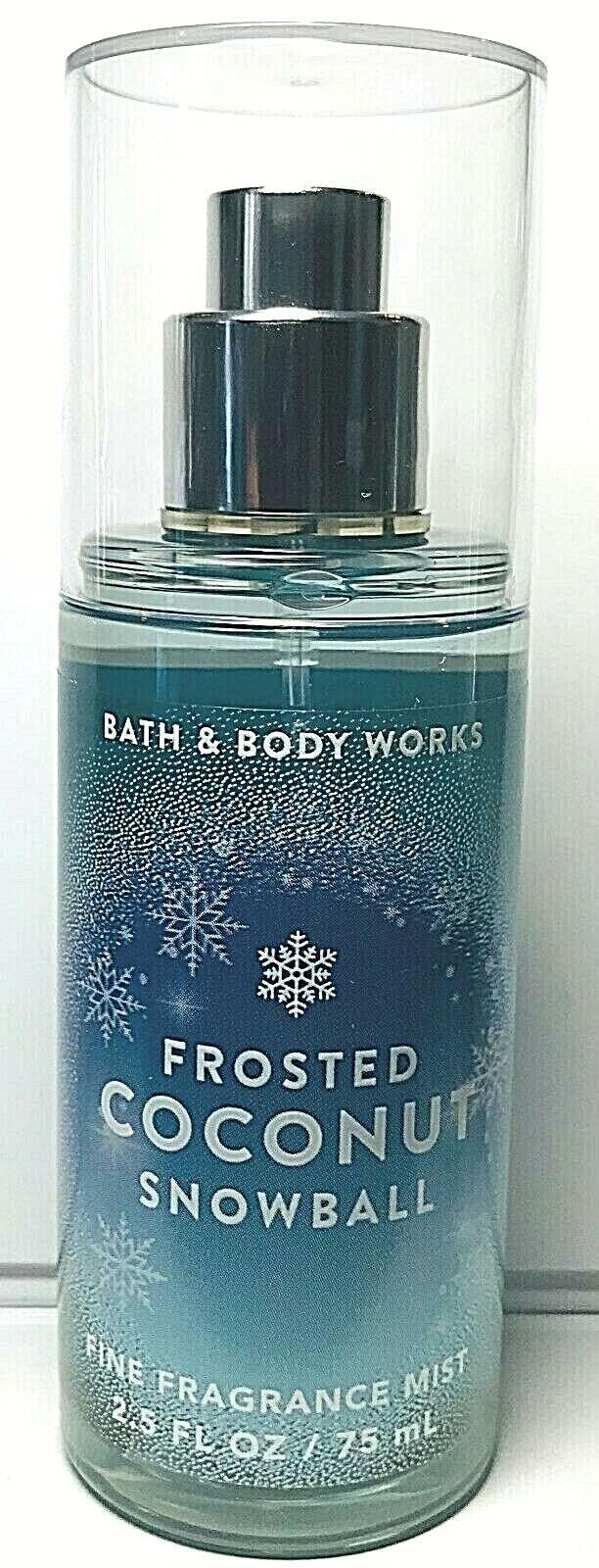 White Barn Frosted Coconut Snowball Travel Size Fine Fragrance Mist 2 ...