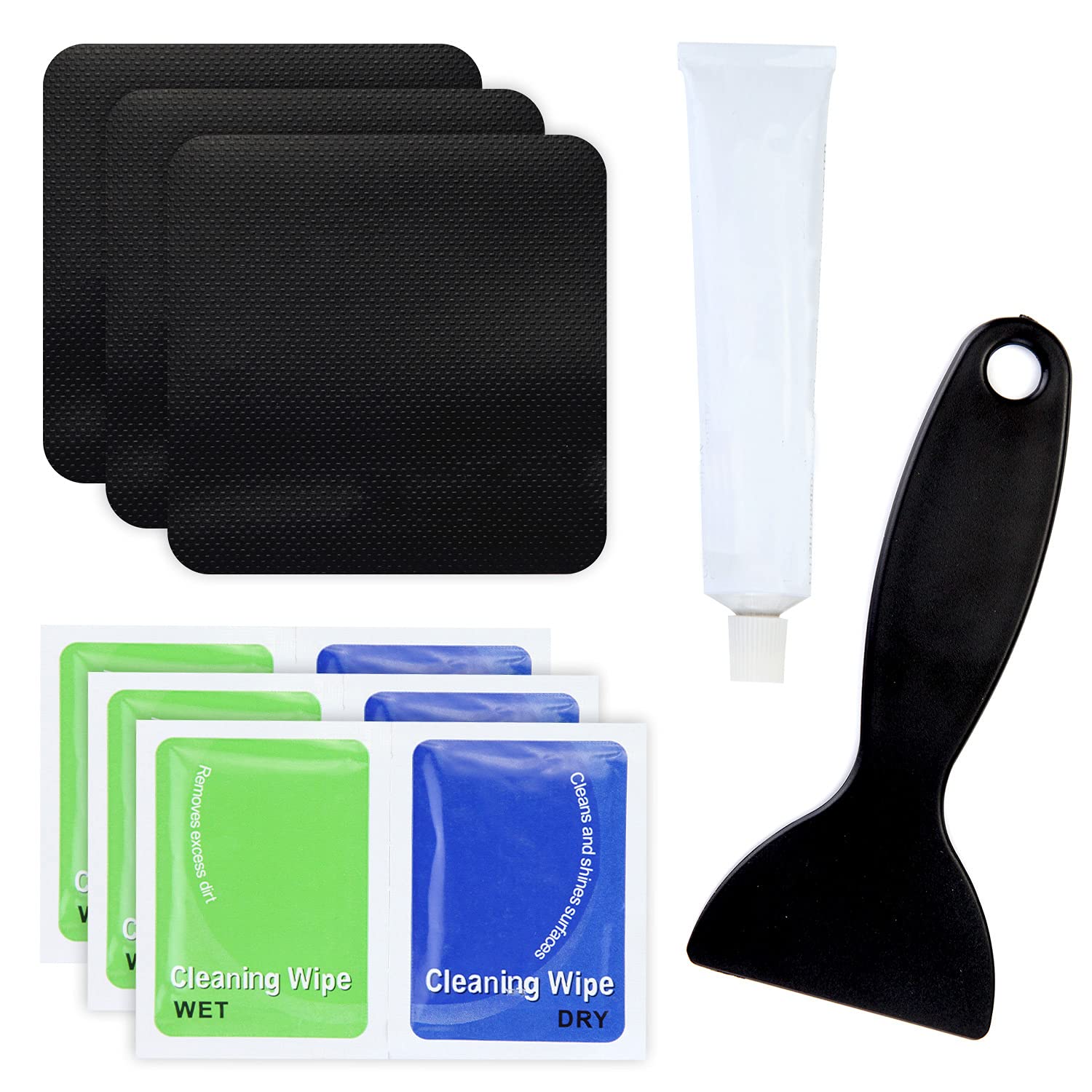 Bher Trampoline Patch Repair Kit - 5x5 Square Patches | 3 Pack for Mat ...