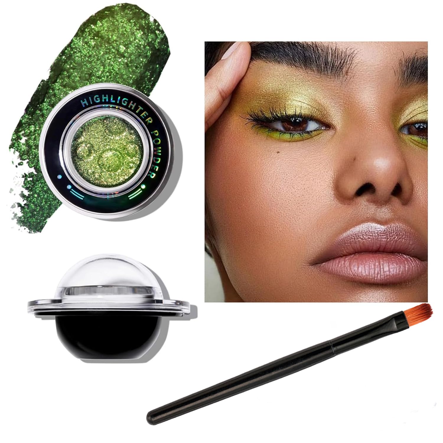 Highlighter Powder Shiny Clear High-gloss Face Face Highlighter ...