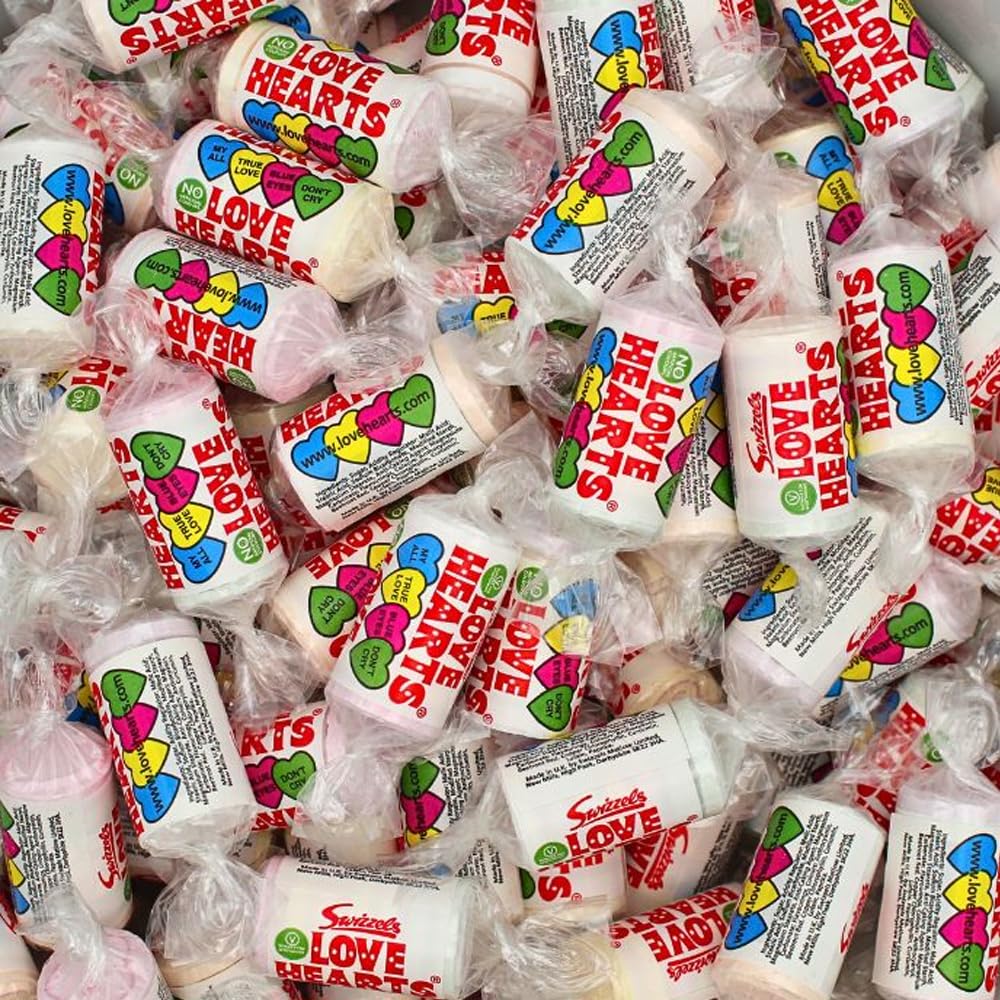 Love Hearts Mini Rolls - Fruit Flavour Fizzy Sweets (2kg) | Buy Now ...