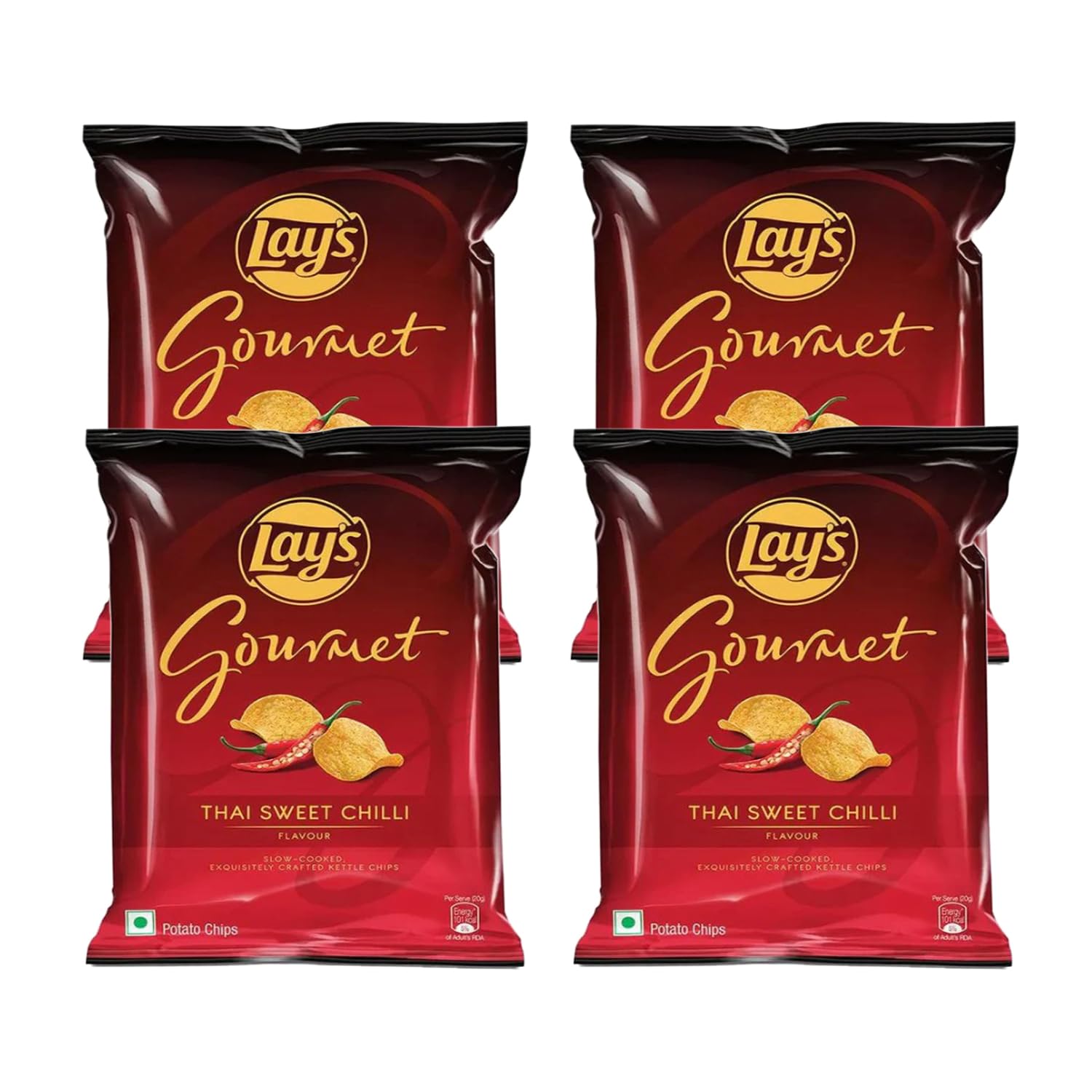 Lays Gourmet Potato Chips (Thai Sweet Chilli) Flavor (36 Gram) - Slow ...