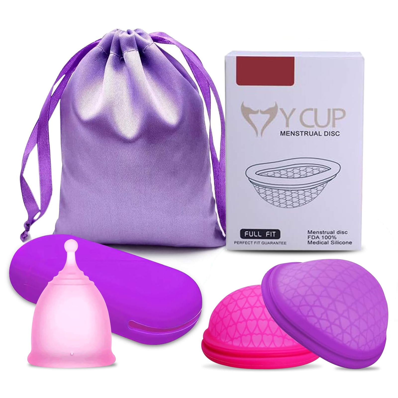 Mokido Menstrual Disc - Reusable Silicone Menstrual Bowl & Cup for ...