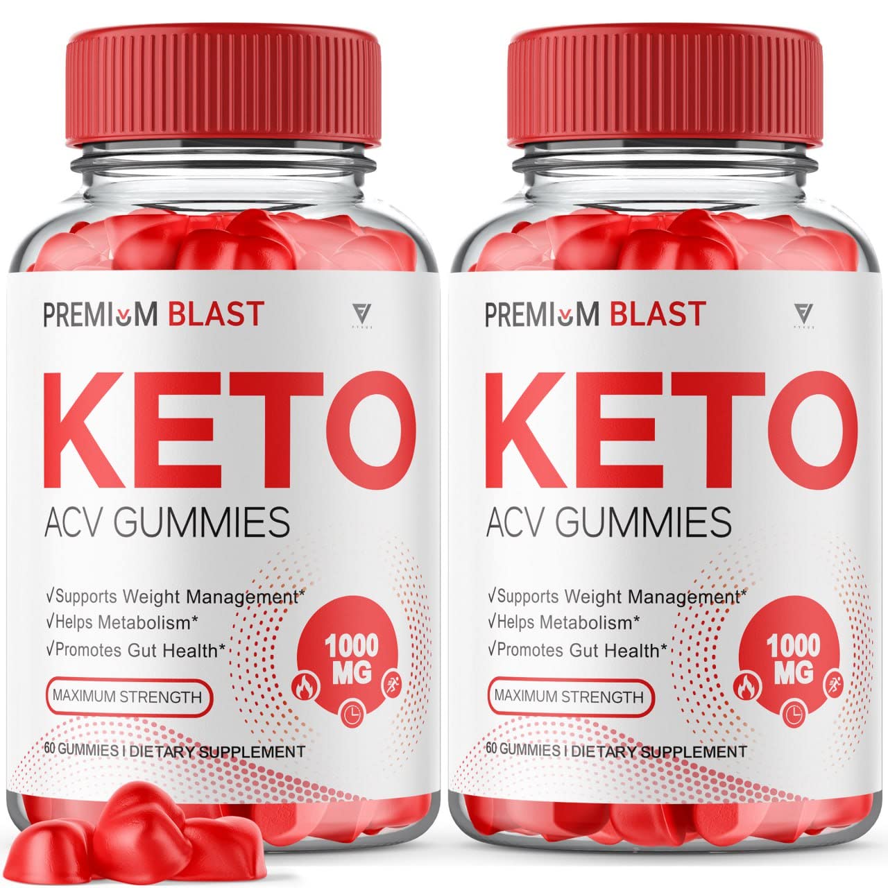 Premium Blast Keto ACV Gummies - Advanced Weight Loss Formula (2 Pack ...