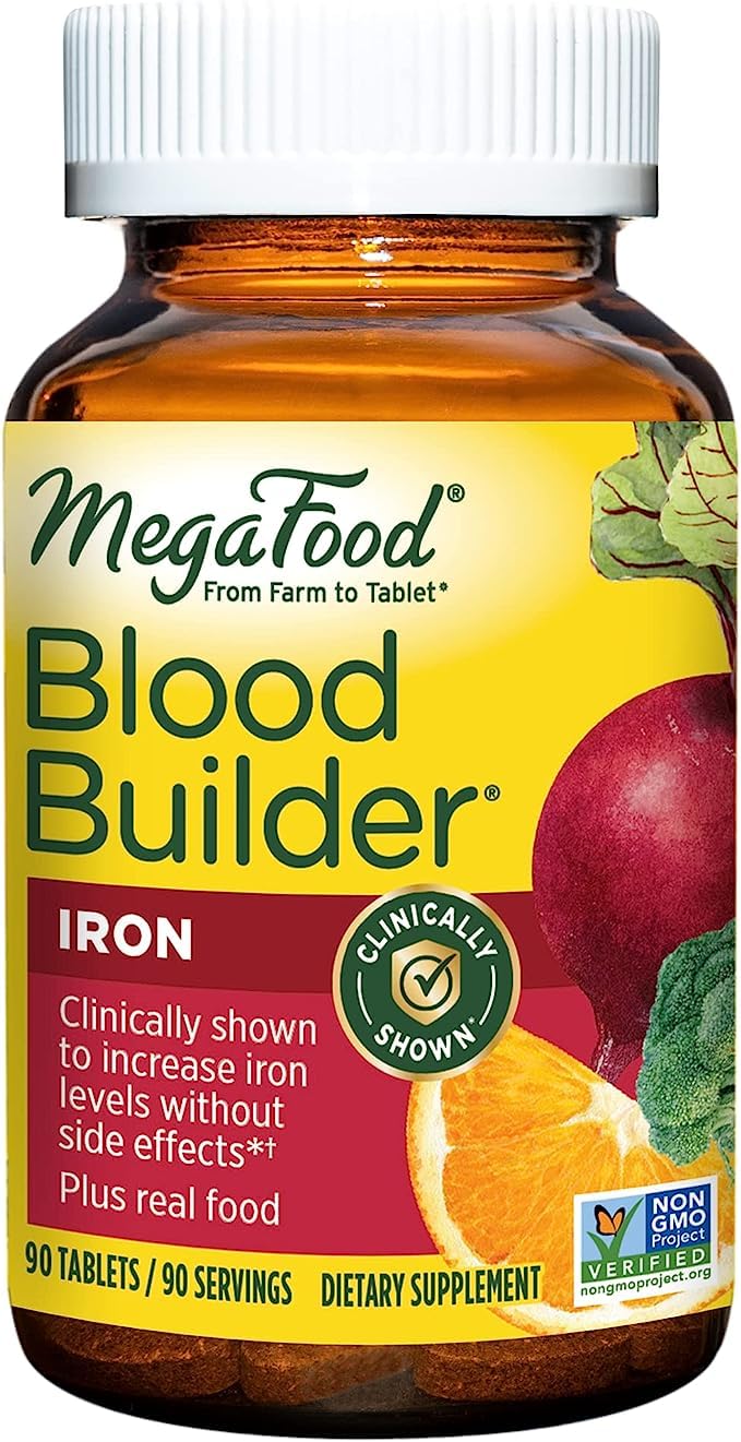 Buy Mega Food Blood Builder 90 Tabs - Enhance Energy & Wellness ...