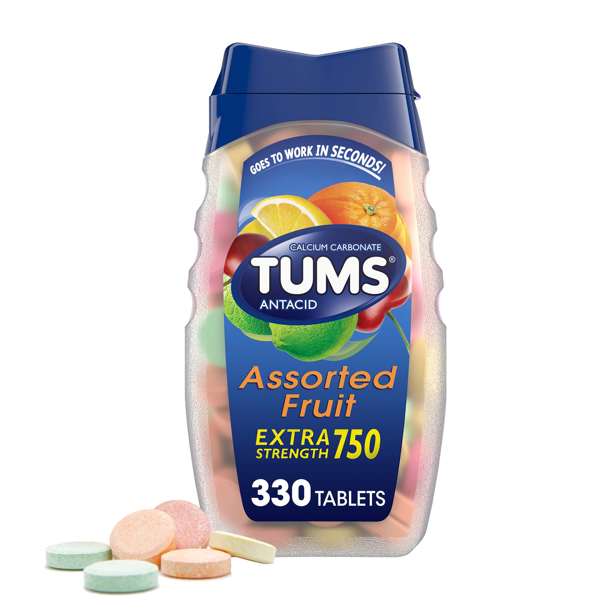 TUMS Extra Strength Antacid Tablets For Chewable Heartburn Relief And TUMS Extra Strength Antacid Tablets For Chewable Heartburn Relief And