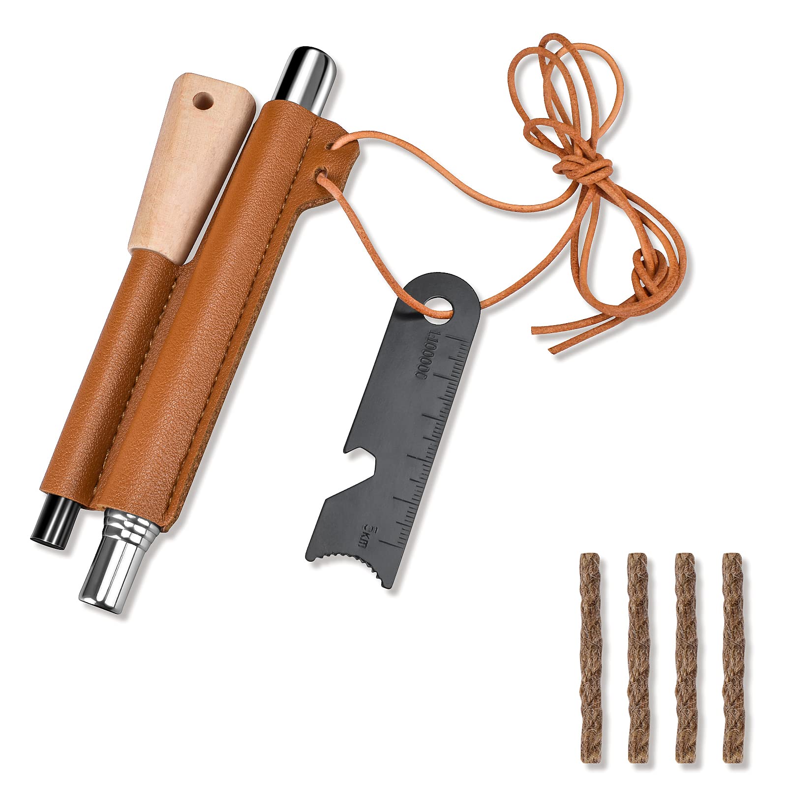 how to start a fire with a flint striker