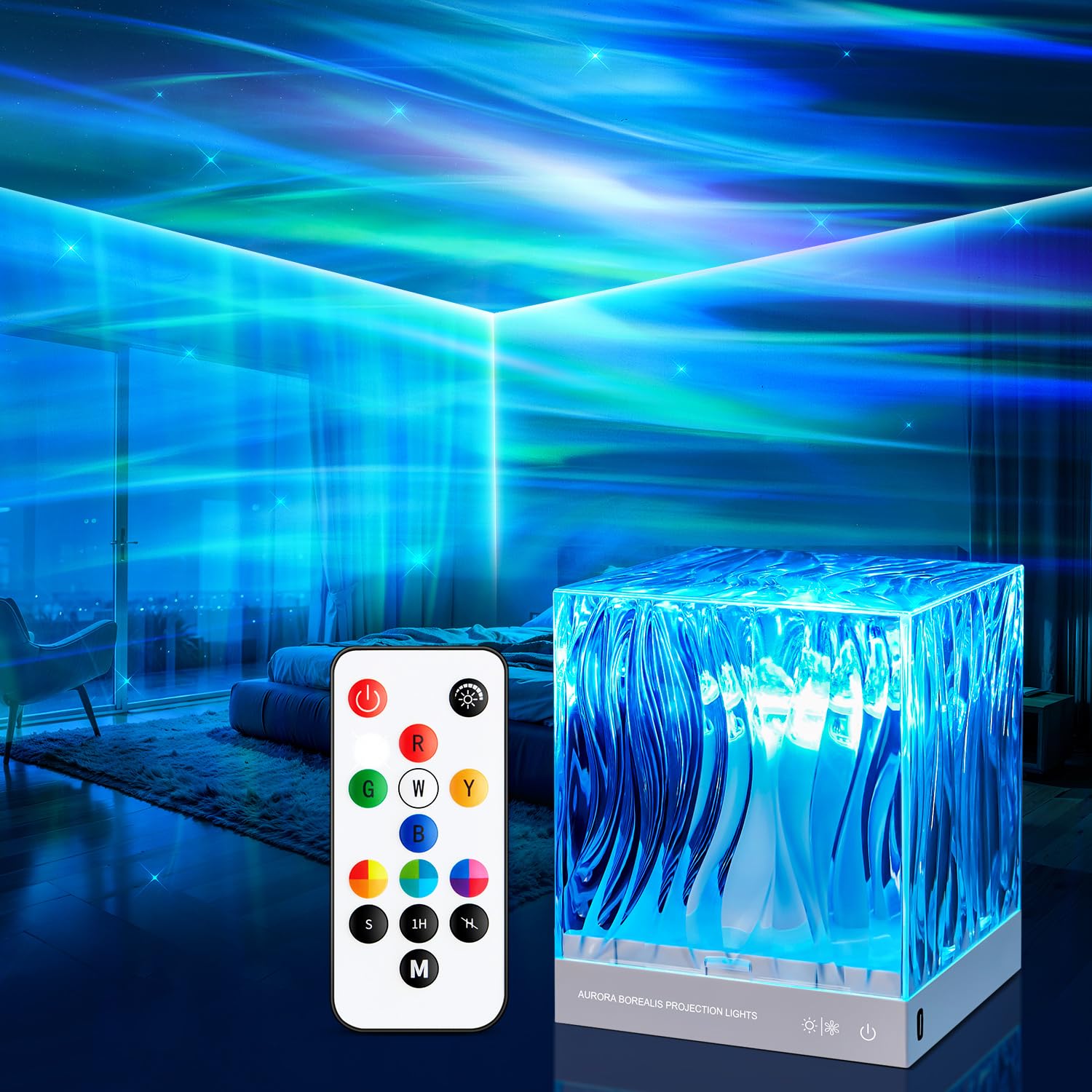 Pikoy Northern Lights Aurora Projector: 18 Colors, Galaxy & Sensory ...