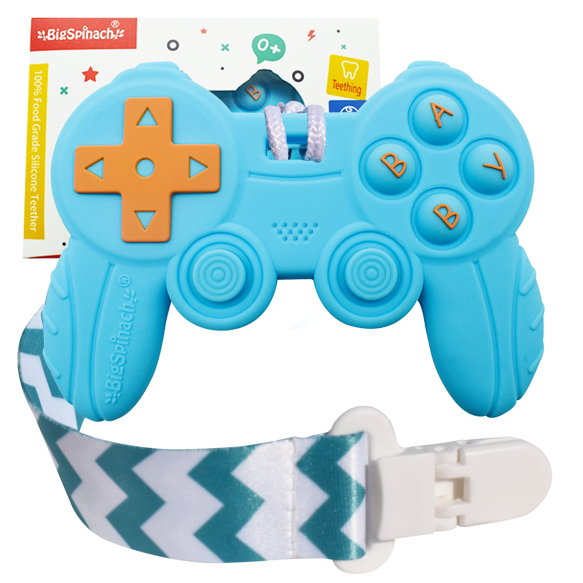 Game Controller Baby Teething Toy - Blue | Fun & Safe Teething Relief ...
