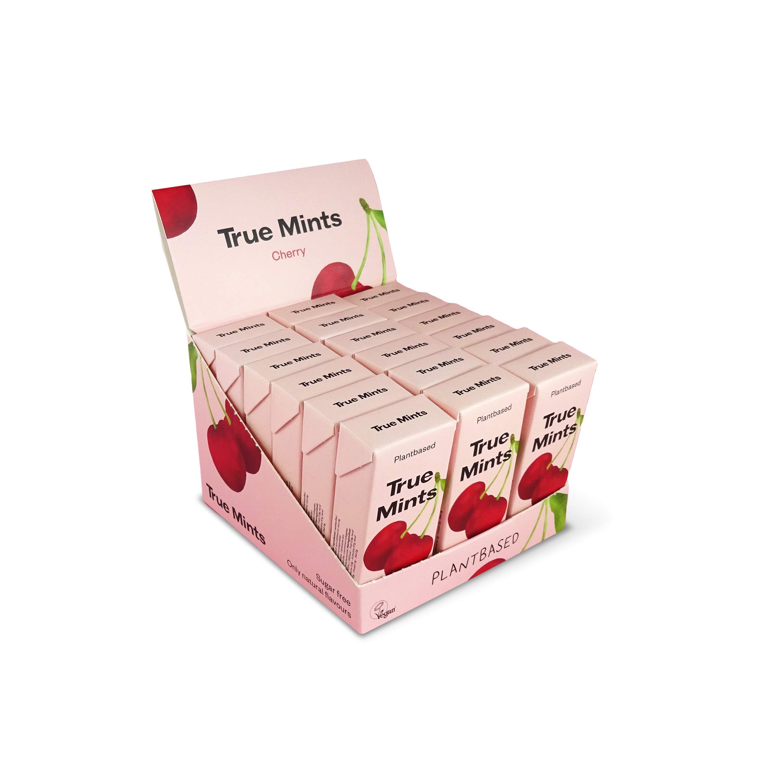 Buy True Mints Cherry Pastilles - Sugar-Free Vegetable-Based 18 x 13g ...