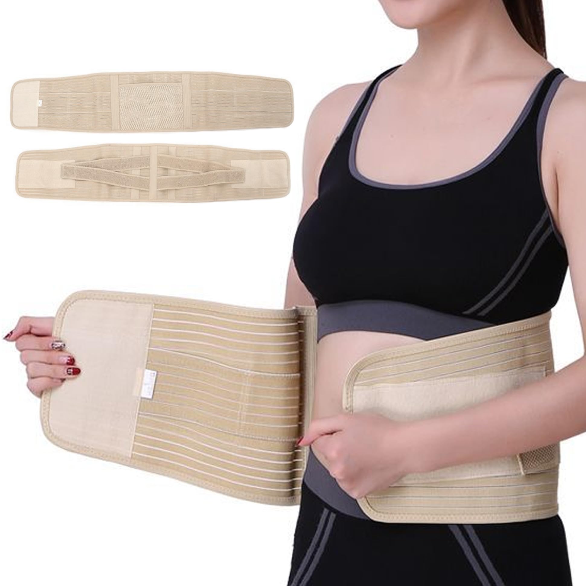 Wedhapy Back Bandage - Adjustable Lumbar Support Belt for Lower Back ...