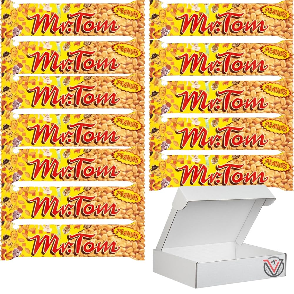 12 x Mr Tom Peanut Bar 40g - Roasted Peanuts in Caramel | Buy Now with ...
