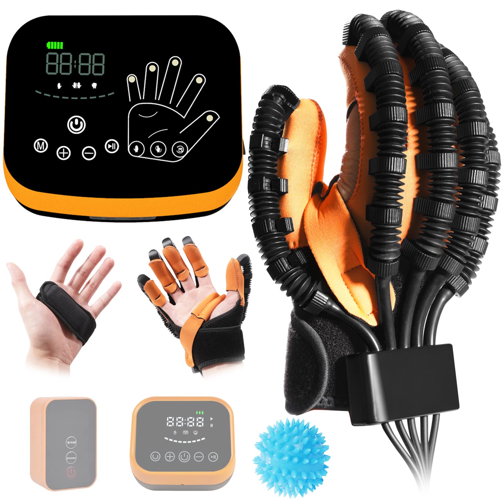Emfocu Updated Hand Function Rehabilitation Robot Gloves - Hand Therapy ...