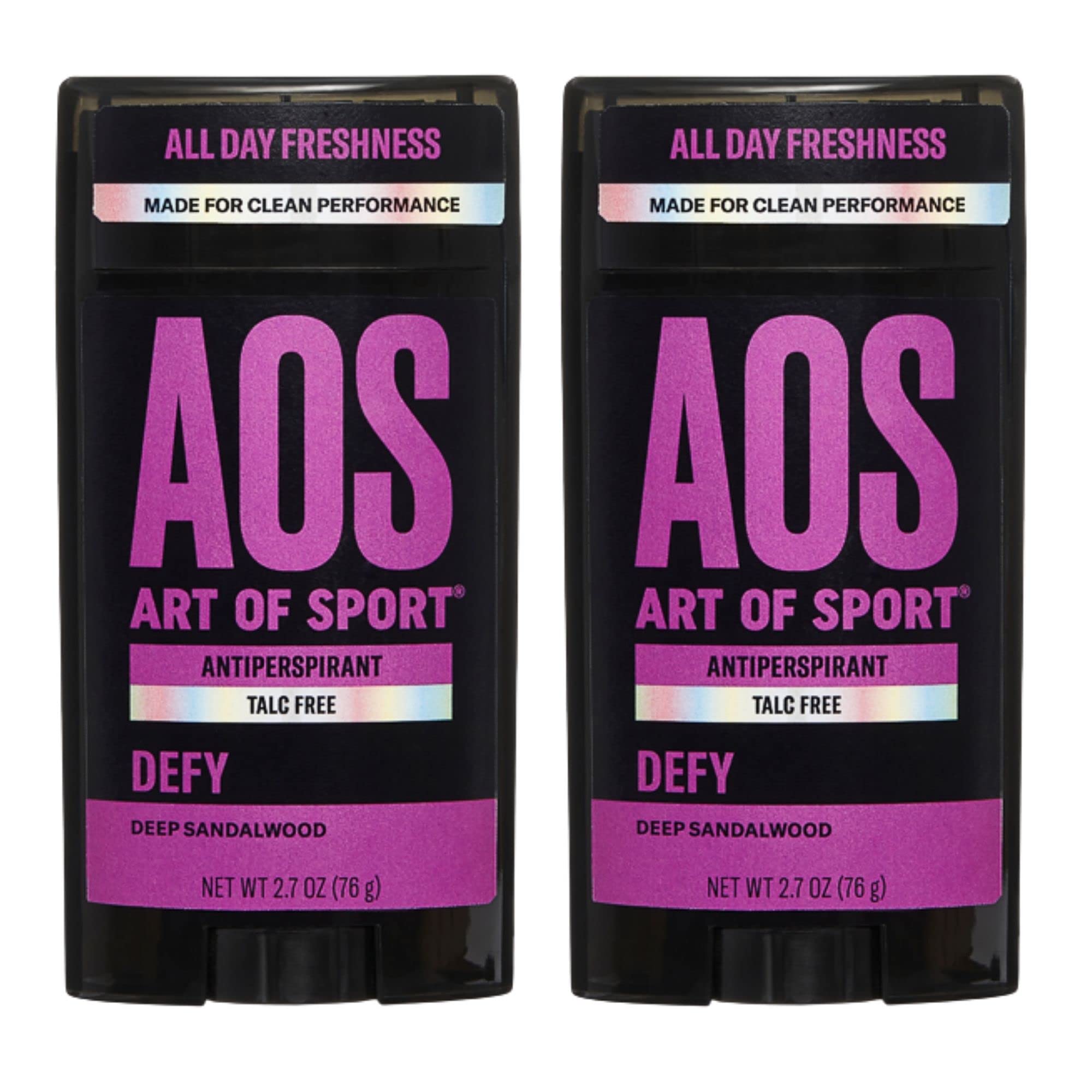 Art of Sport Men's Antiperspirant Deodorant - Sandalwood, Natural ...