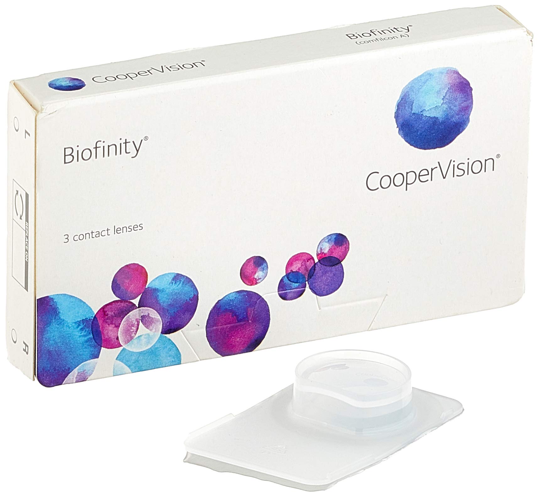 Biofinity Monthly Soft Contact Lenses - 3 Pack | BC 8.6mm DIA 14.0mm -1 ...